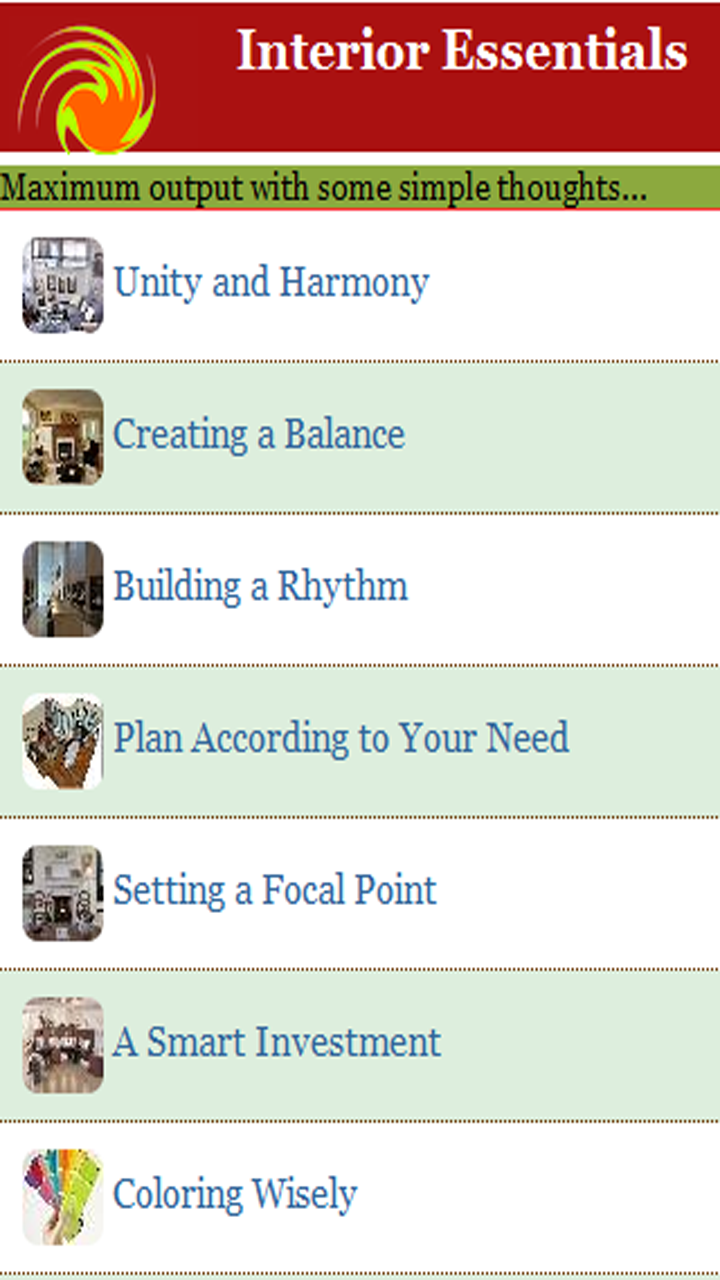 Interior Essentials - App on Amazon Appstore