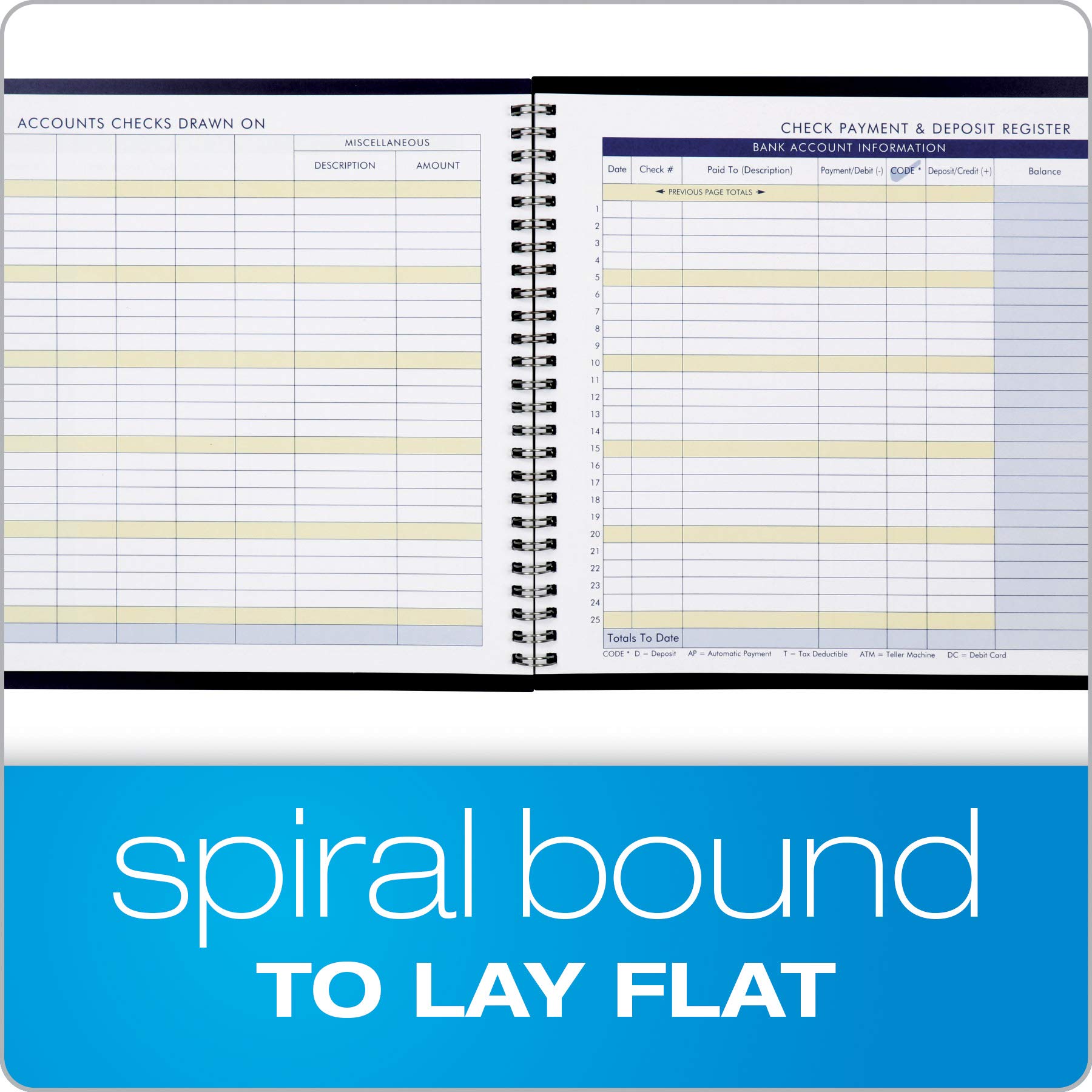 Check And Deposit Register