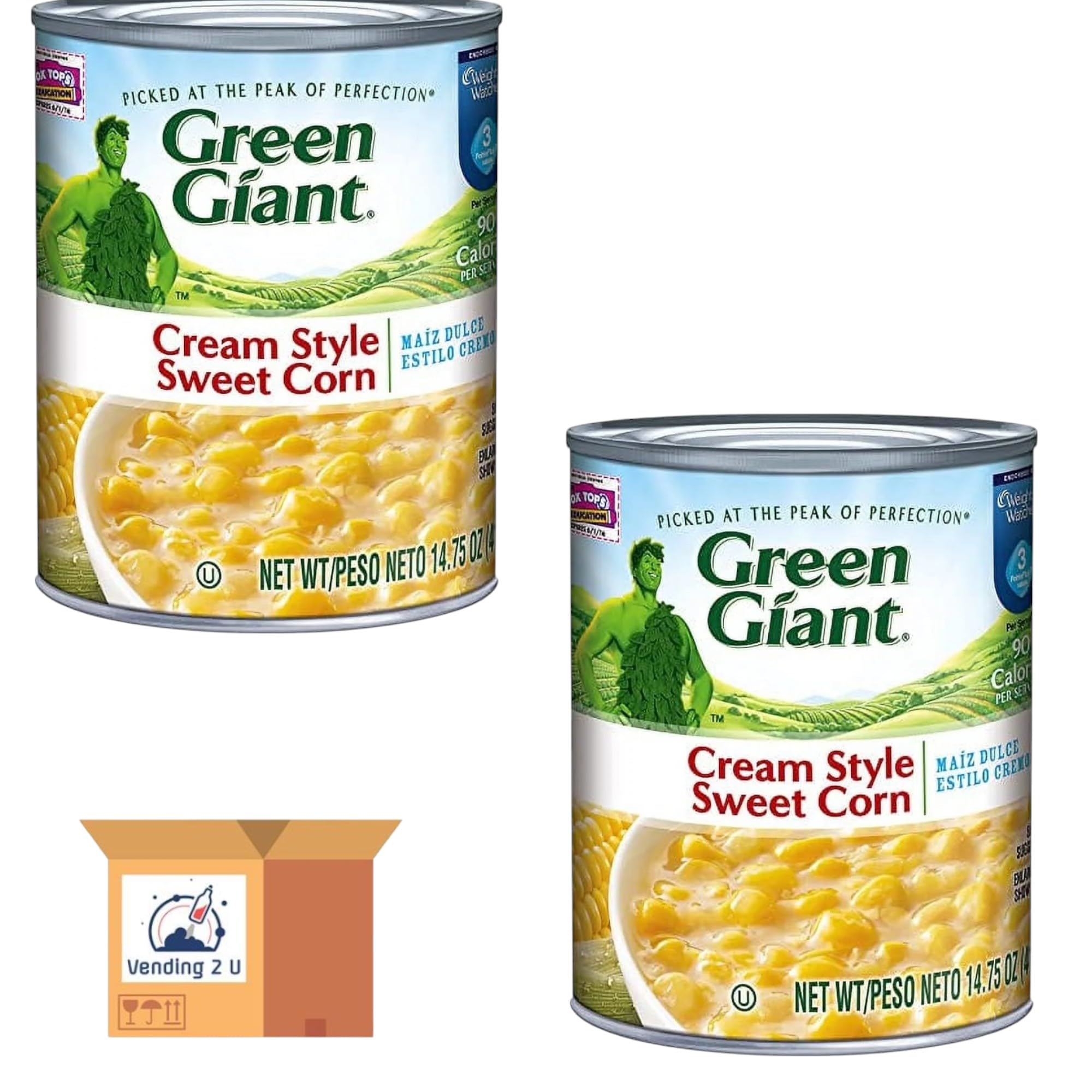 Amazon.com : Green Giant Cream Style Sweet Corn, 14.75 oz Can, Pack of ...