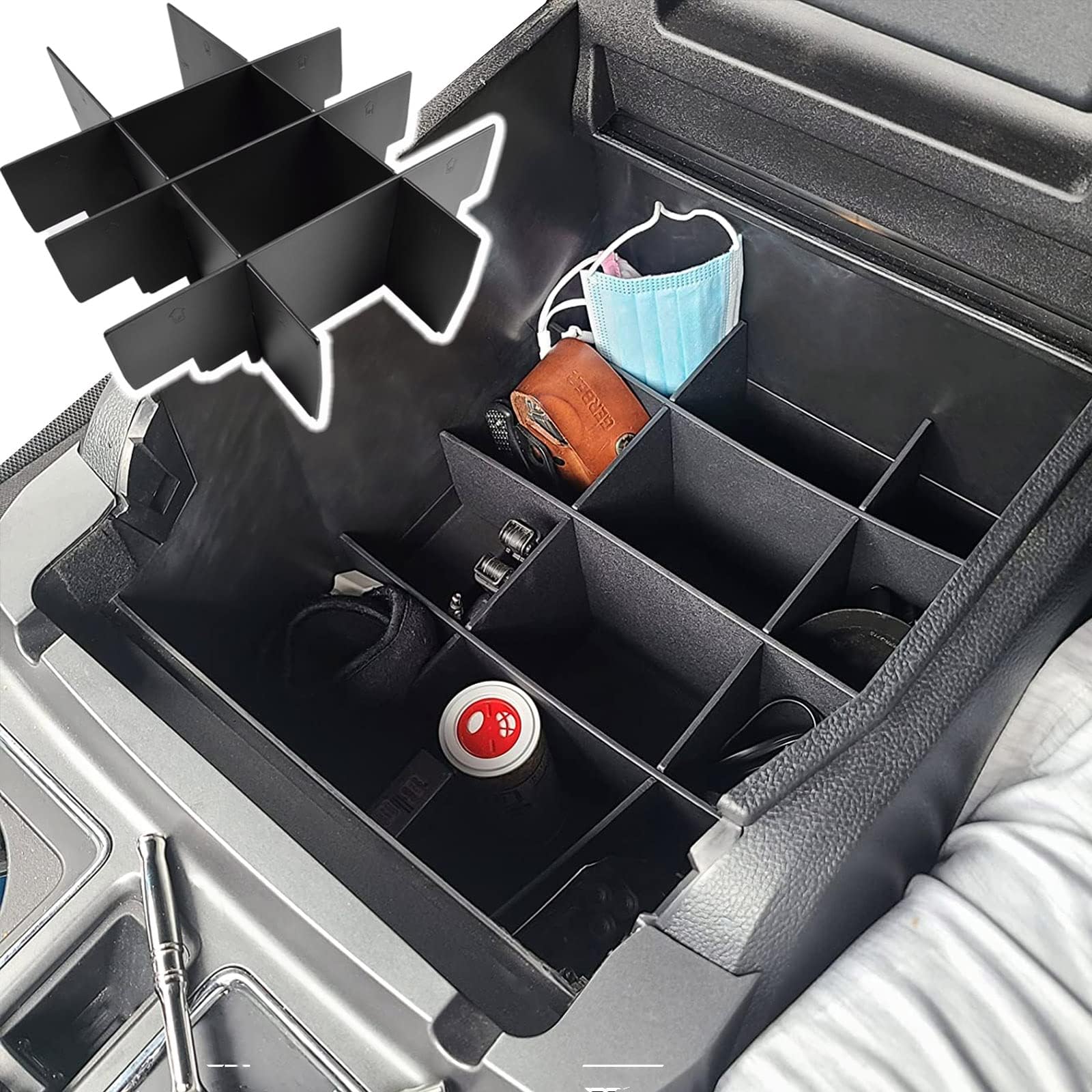 Amazon.com: CUCHIYUN Center Console Organizer Insert Dividers ...