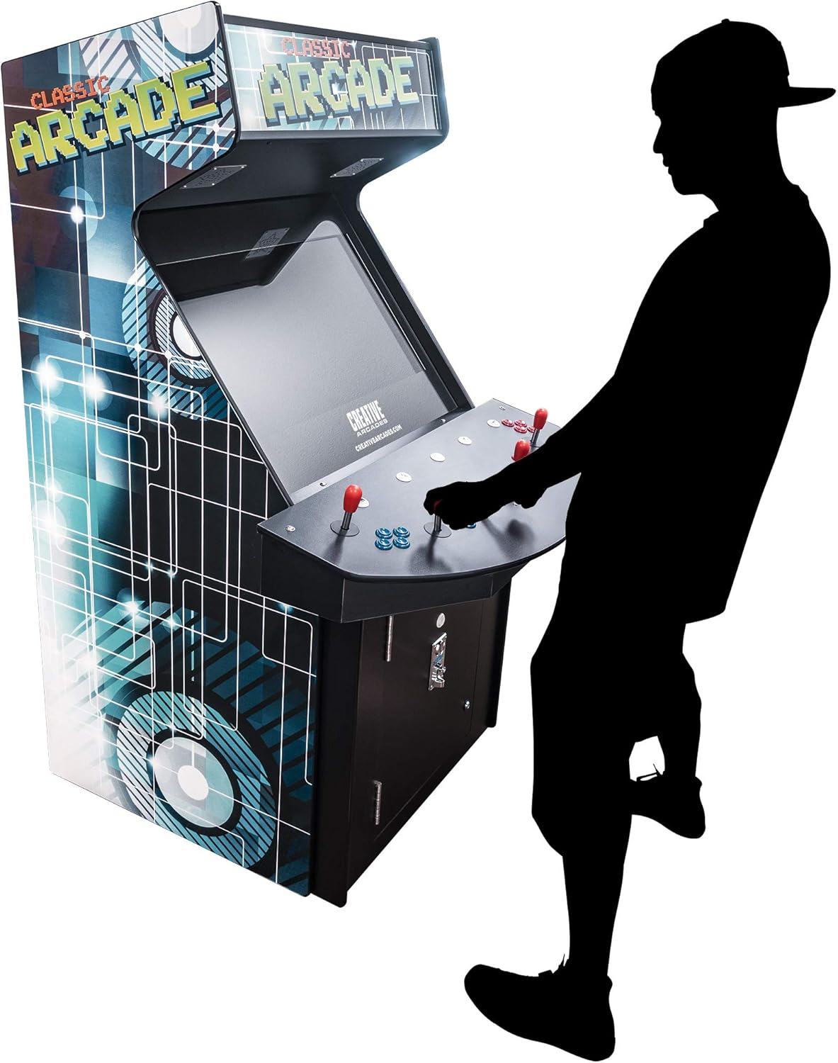 Amazon.com: Creative Arcades Full Size Stand-Up Commercial Grade Arcade ...