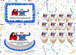 Amazon.com: New Girl Twenty Nine Cake Topper Edible Image Personalized ...