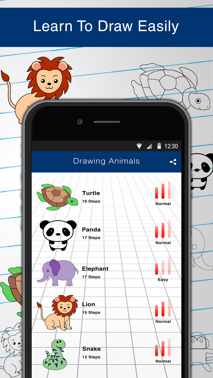 Draw Easy Animals For Kids - App on Amazon Appstore