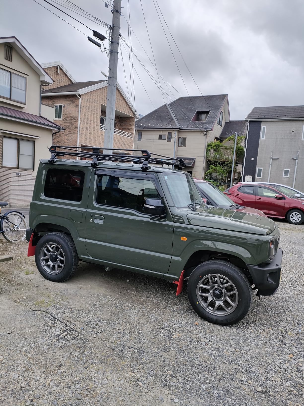 Amazon | タフレック ルーフキャリア P+シリーズ PL437B+ スズキ ジムニーシエラ 用 スチール ブラック 精興工業 TUFREQ 日本製 | ルーフボックスアクセサリ | 車＆バイク