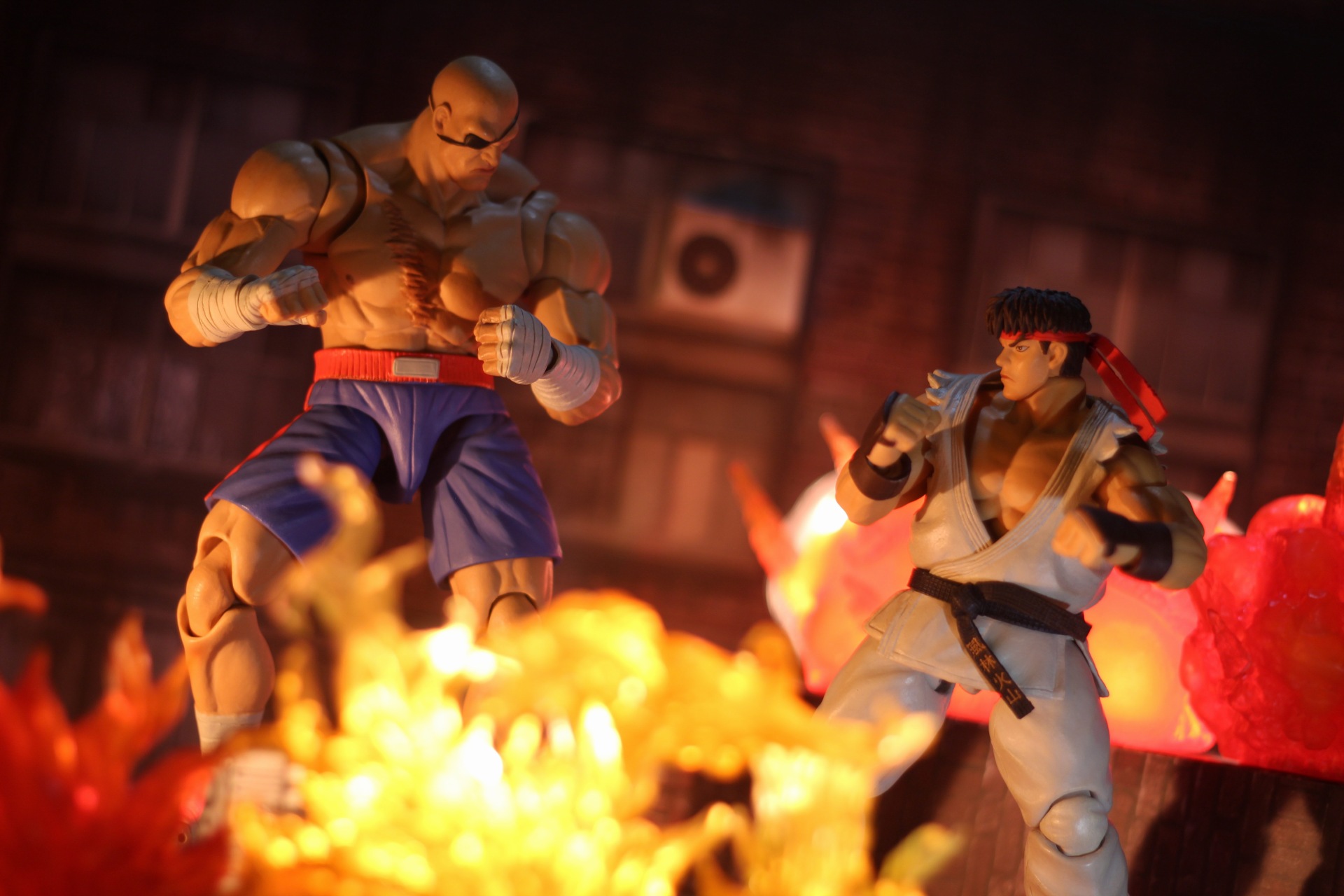 Amazon.com: Storm Collectibles 1/12 Sagat Street Fighter Action Figure ...