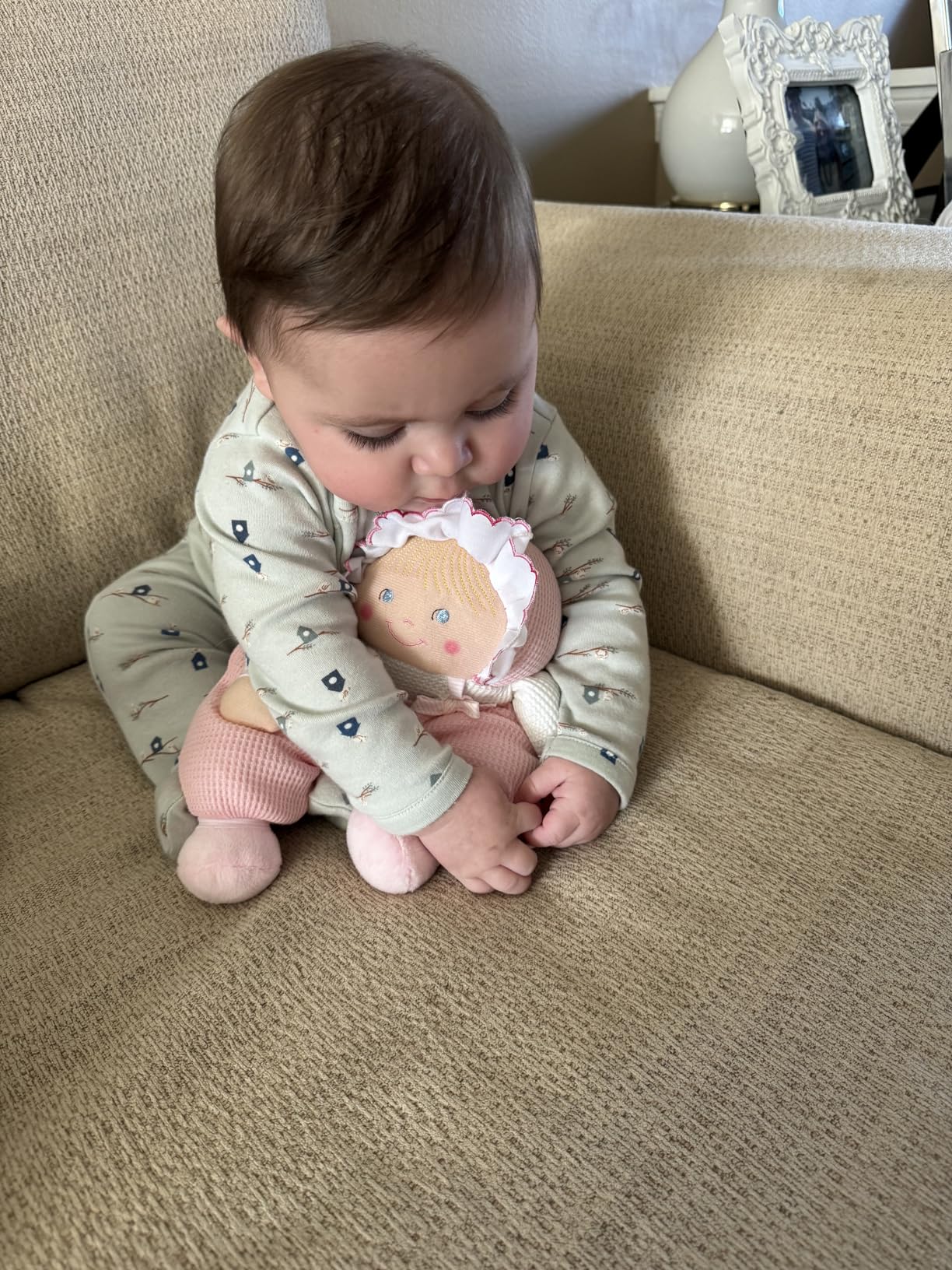 Amazon.com : Genius Baby Toys Cuddly Squishy Soft Pink Thermal Baby ...