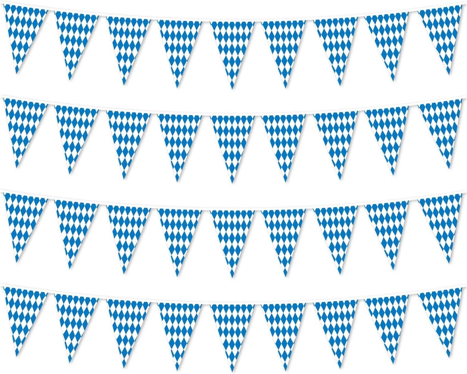 Amazon.com : 197 Feet Oktoberfest Bavarian Flags, 6 Packs Oktoberfest ...
