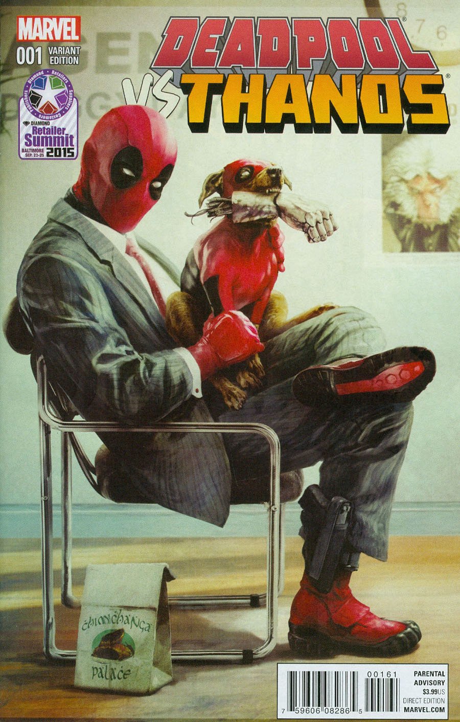 Deadpool vs. Thanos #1 Retailer Summit 2015 Variant: Tim Seeley, Elmo ...