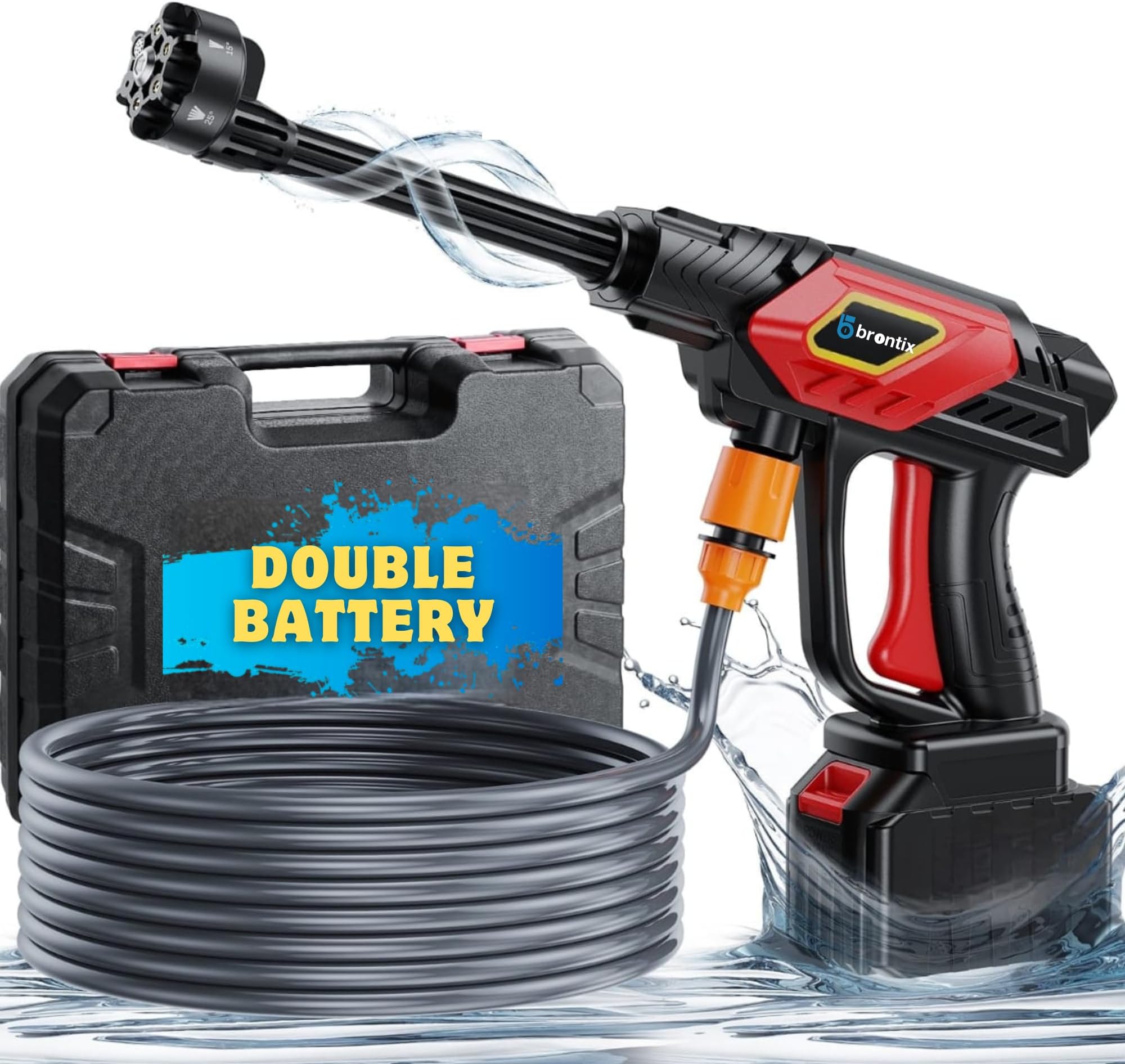 Zancia Cordless Car Washer High Pressure Gun - Car Washing 48V ...