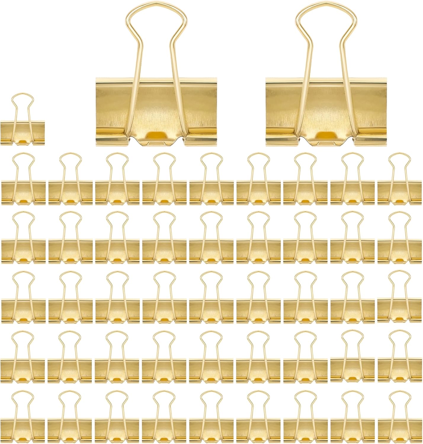 Amazon.com : 48 PCS Metal Binder Clips, Foldback Clips, Multifunction ...