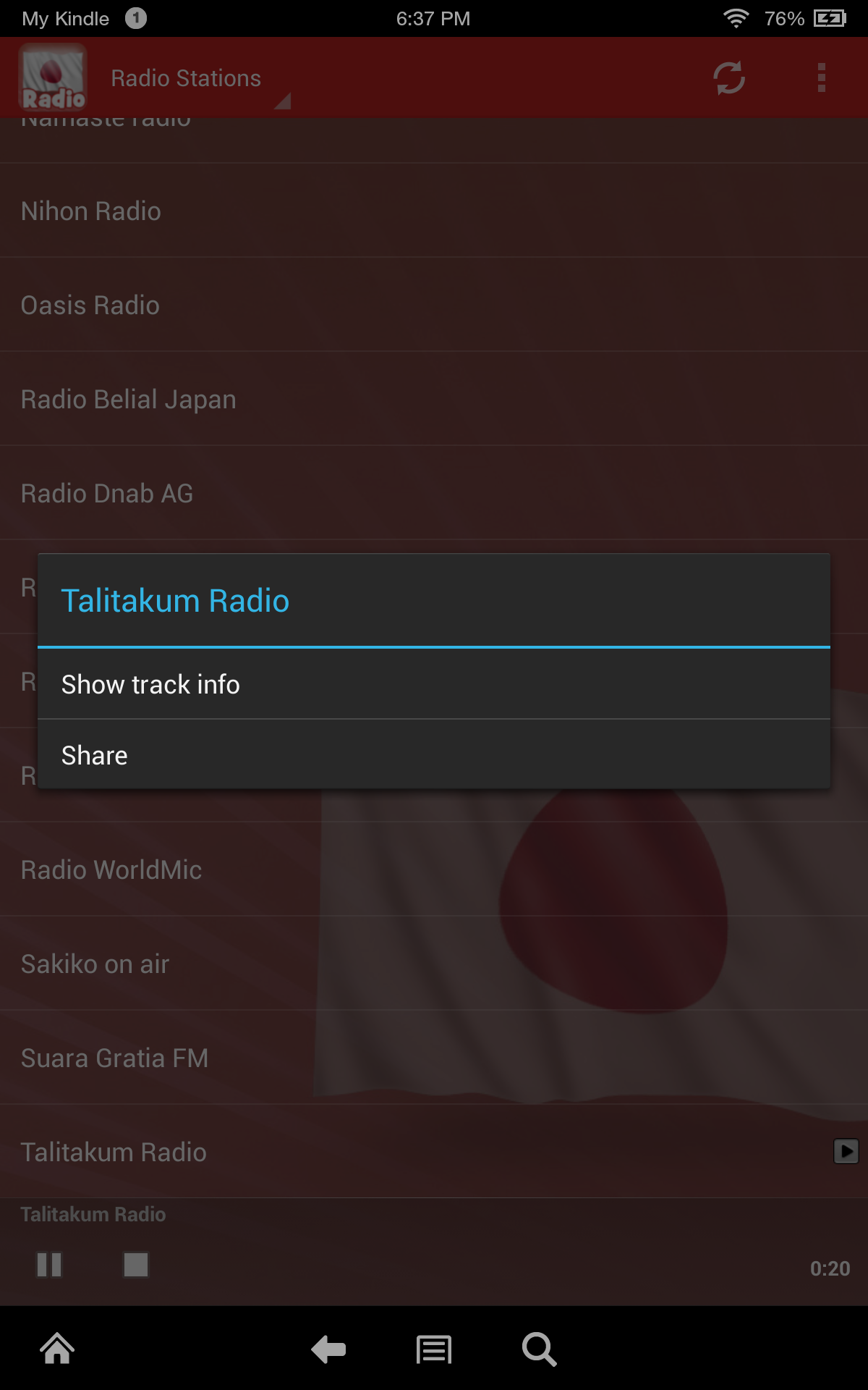 Japan Radio - App on Amazon Appstore