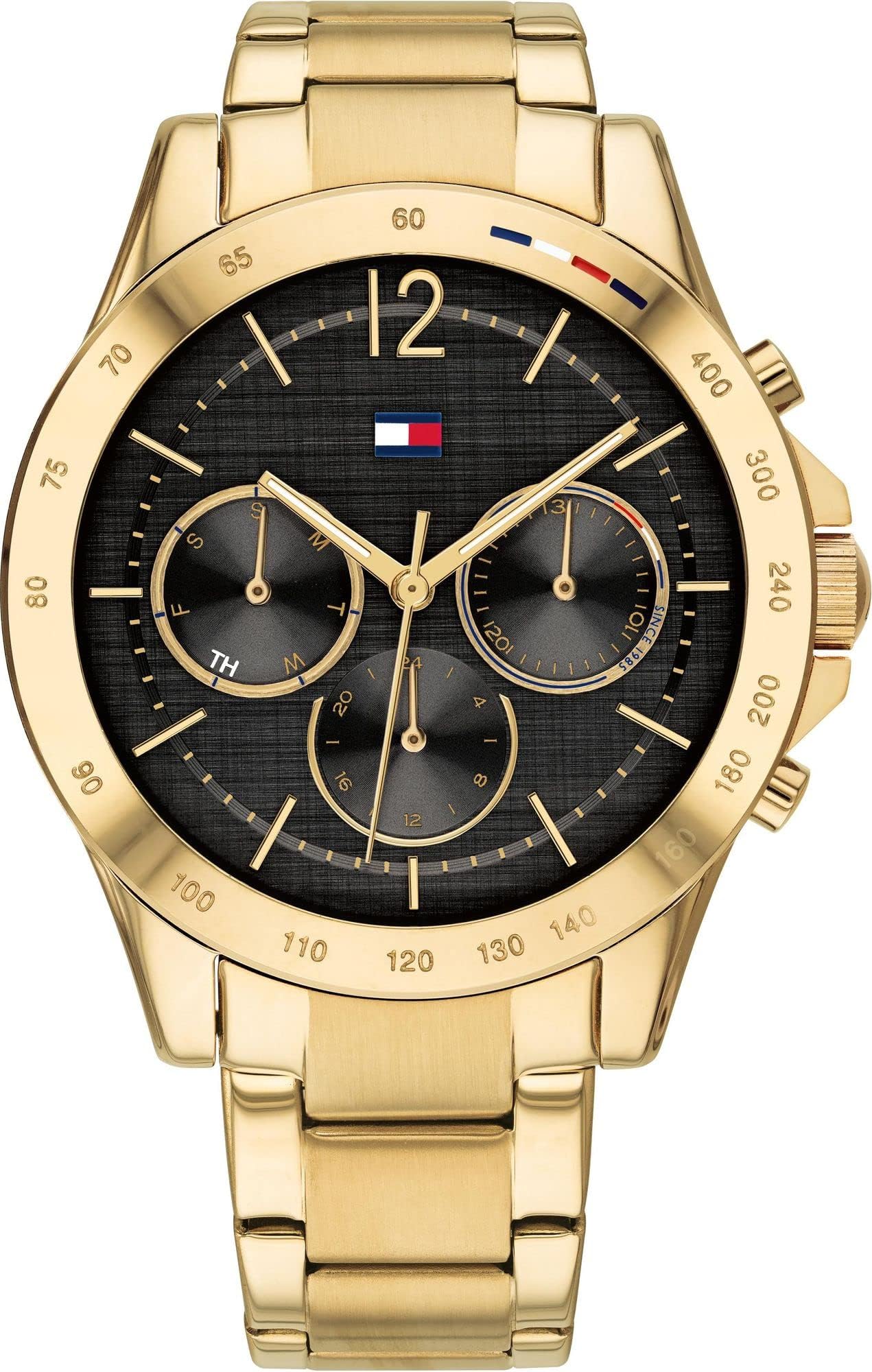 Tommy Hilfiger Multi Zifferblatt Quarz Uhr für Damen mit ...