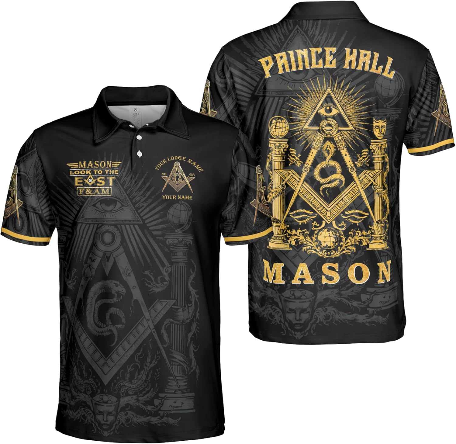 TYCHEVN - Custom Lodge Name Masonic Look to The East Custom Name Prince ...