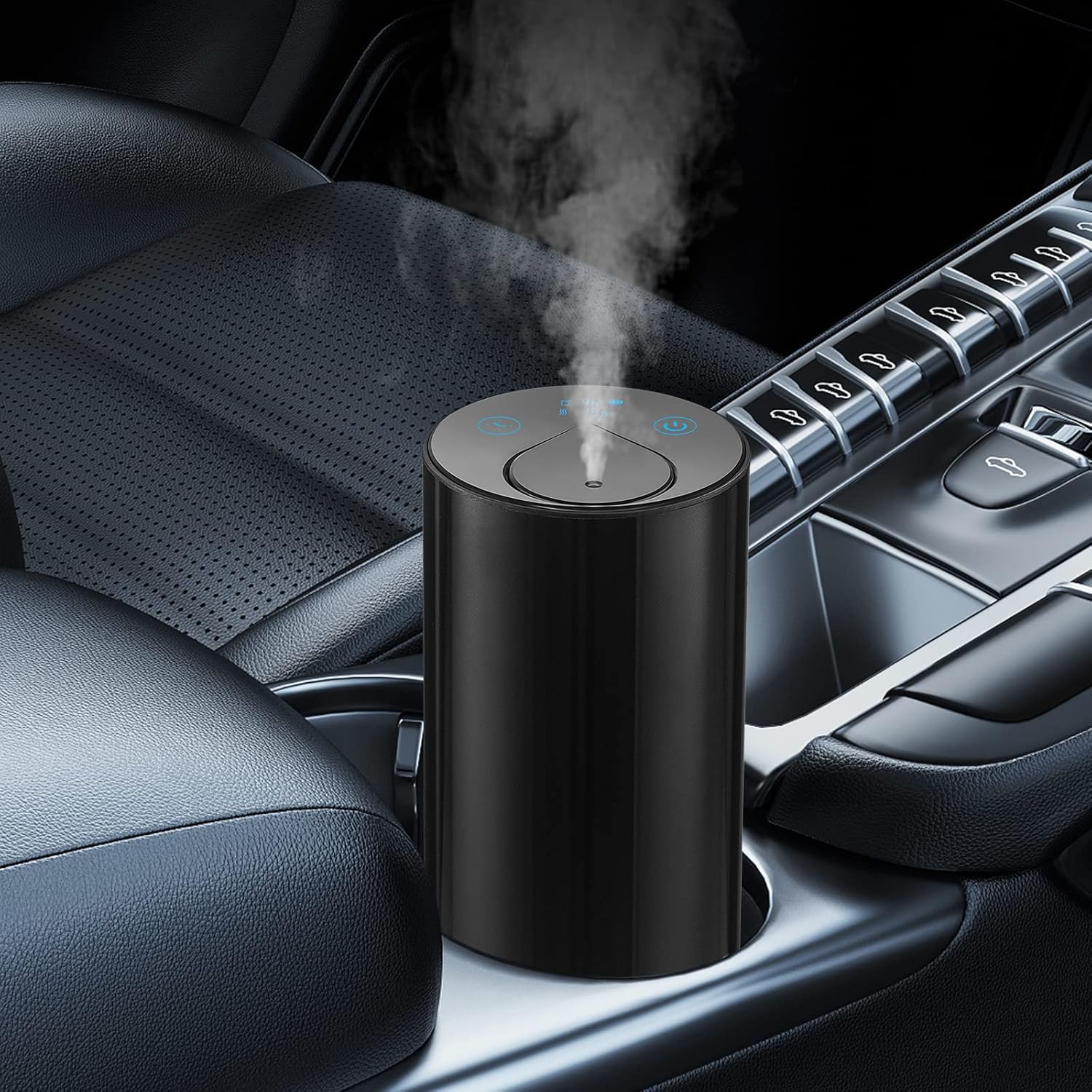 MIKICARE Smart Car Air Freshener, Waterless Essential Oil Diffuser ...