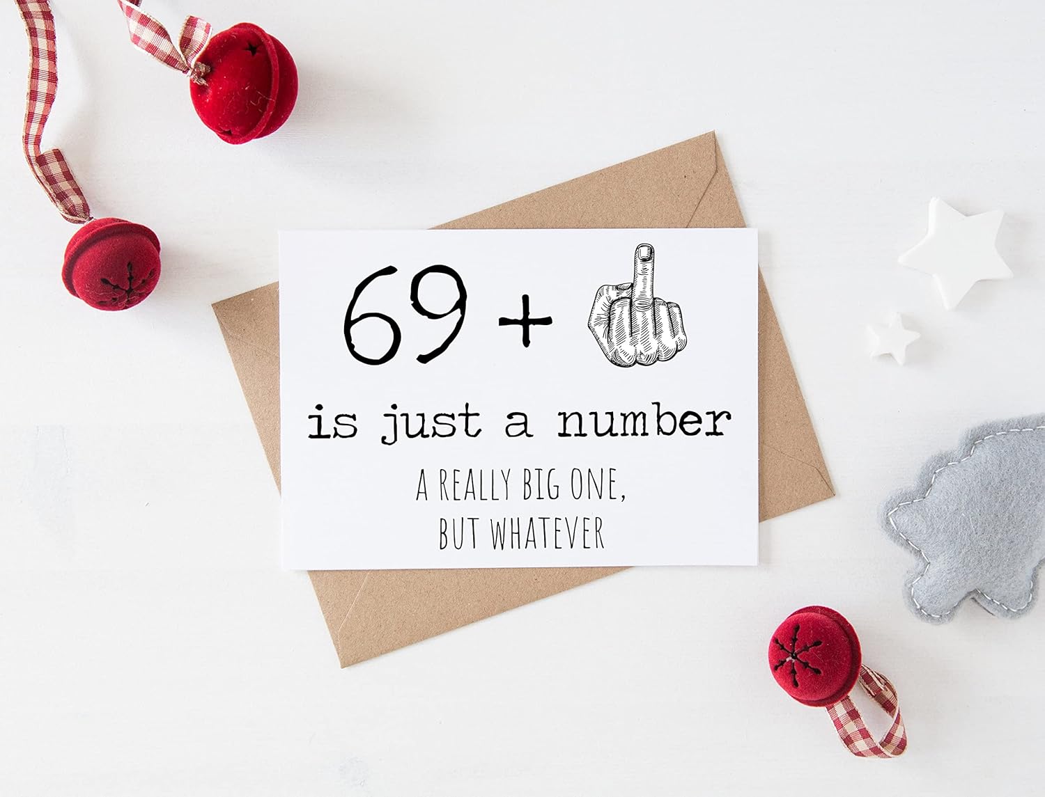 70th Birthday Card - 70 Is Just A Number A Really Bahrain | Ubuy