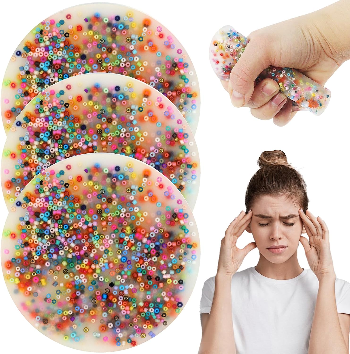 Picky Pad, 3Pcs Skin Picking Fidget Toys, Sensory Toys for Picking Pad ...