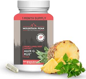 Amazon.com: Mountain Peak Nutritionals Aller G Plus Formula - Daily ...