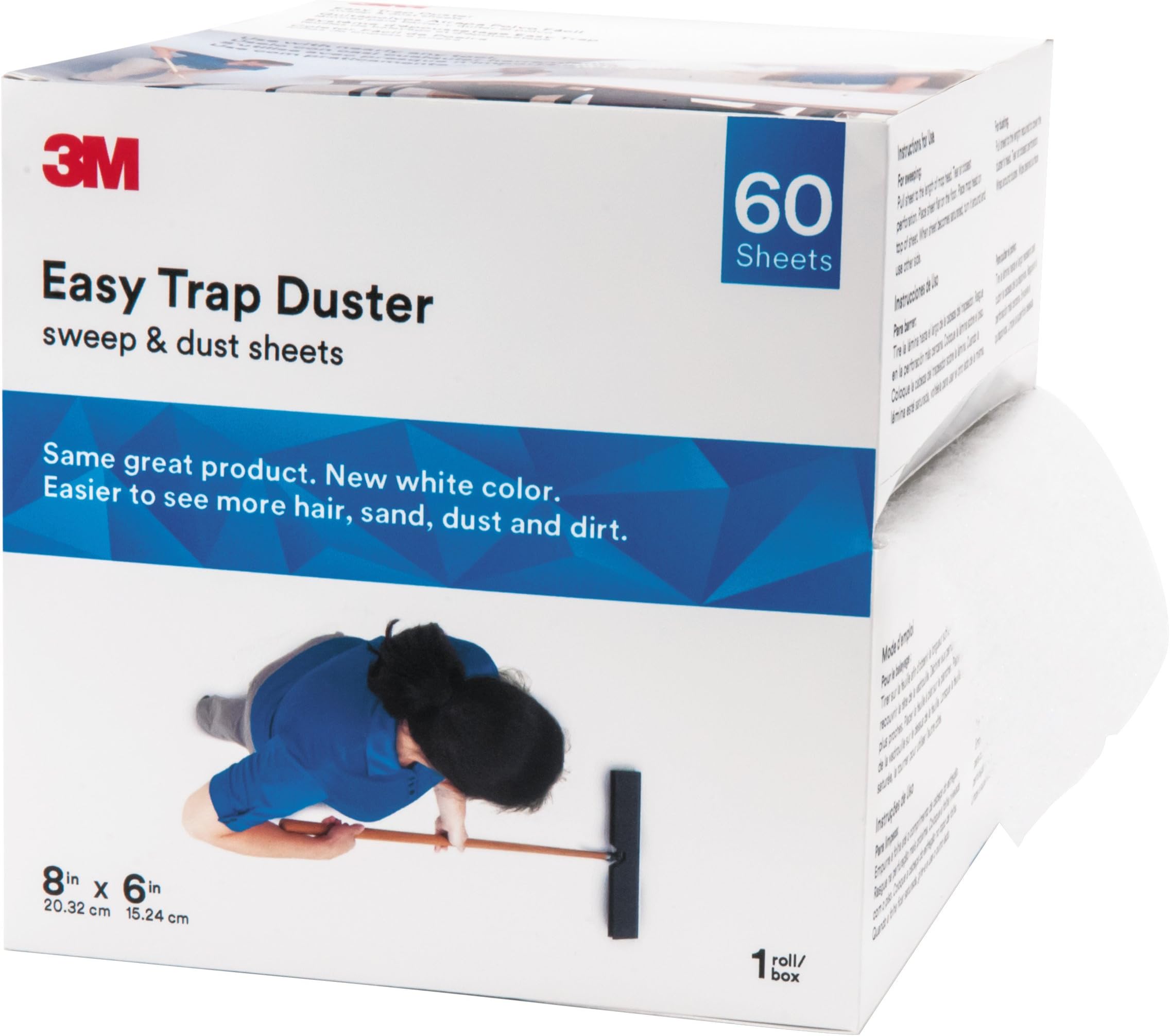 Amazon.com: 3M Easy Trap Duster, 8 inch x 30ft, 60 Sheets/Box : Health ...