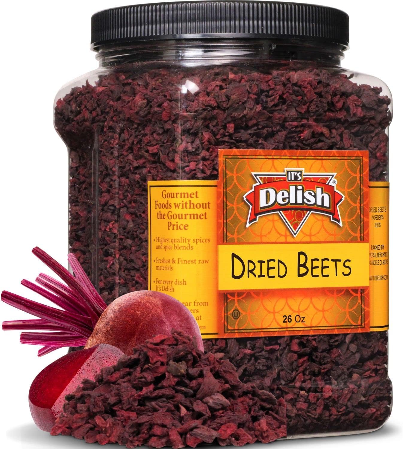 Amazon.com: Dried Chopped Beets by Its Delish, 26 OZ Jumbo Container ...