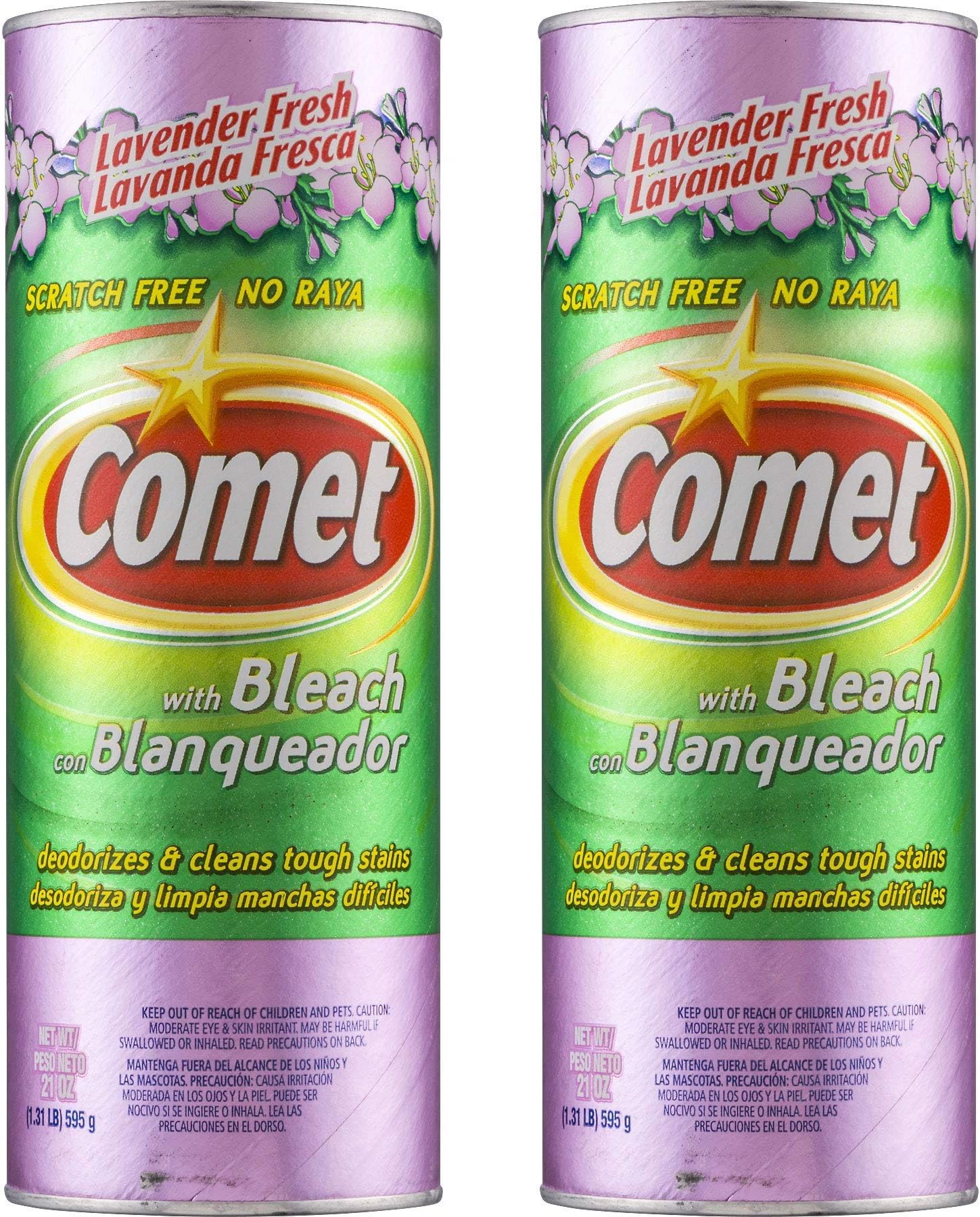 Amazon.com: Comet Cleaner with Bleach Powder Lavender Fresh 21-Ounces ...