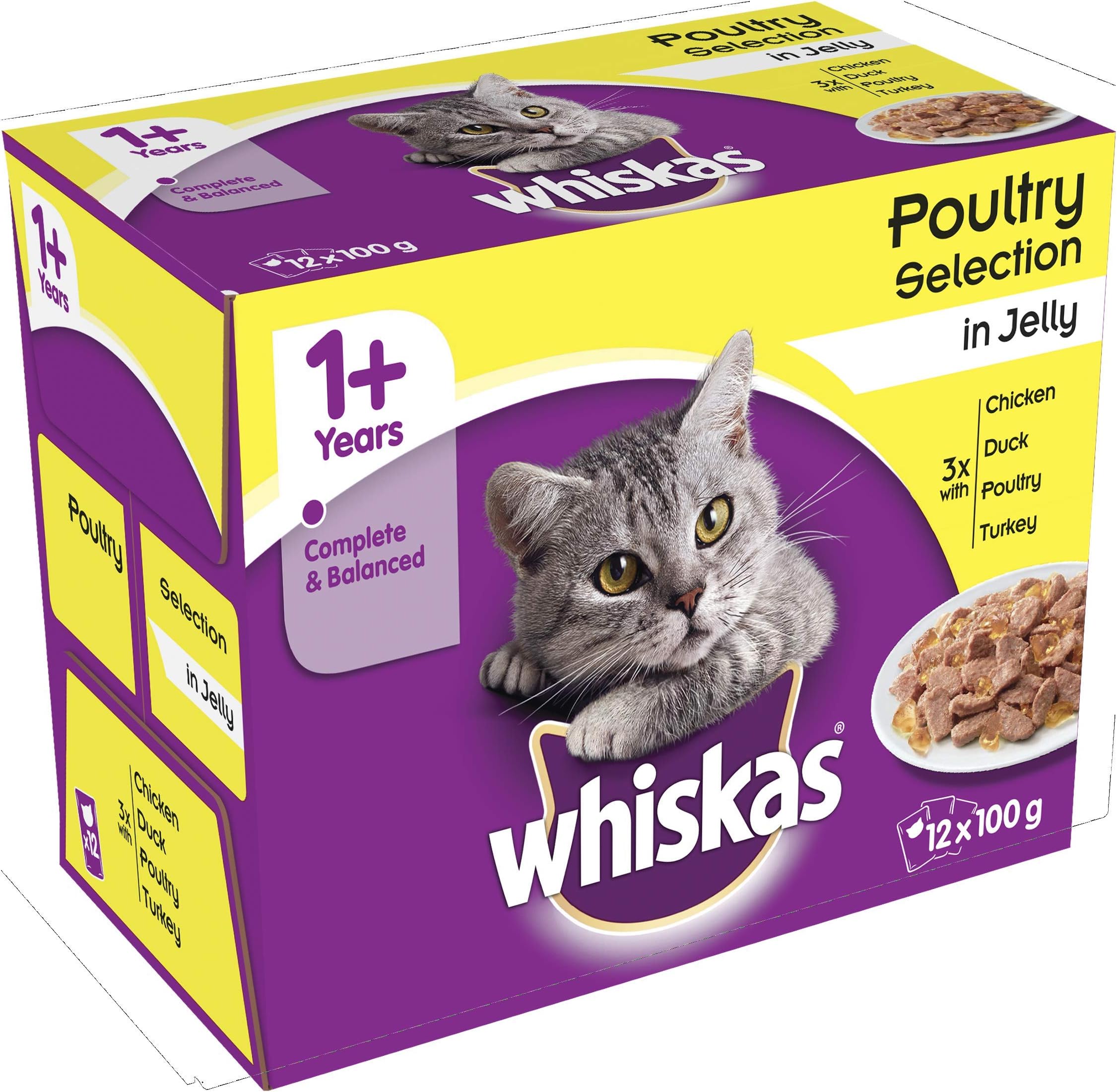 Duchess Complete Meat Selection in Jelly Wet Cat Food, 12 x 400 g ...
