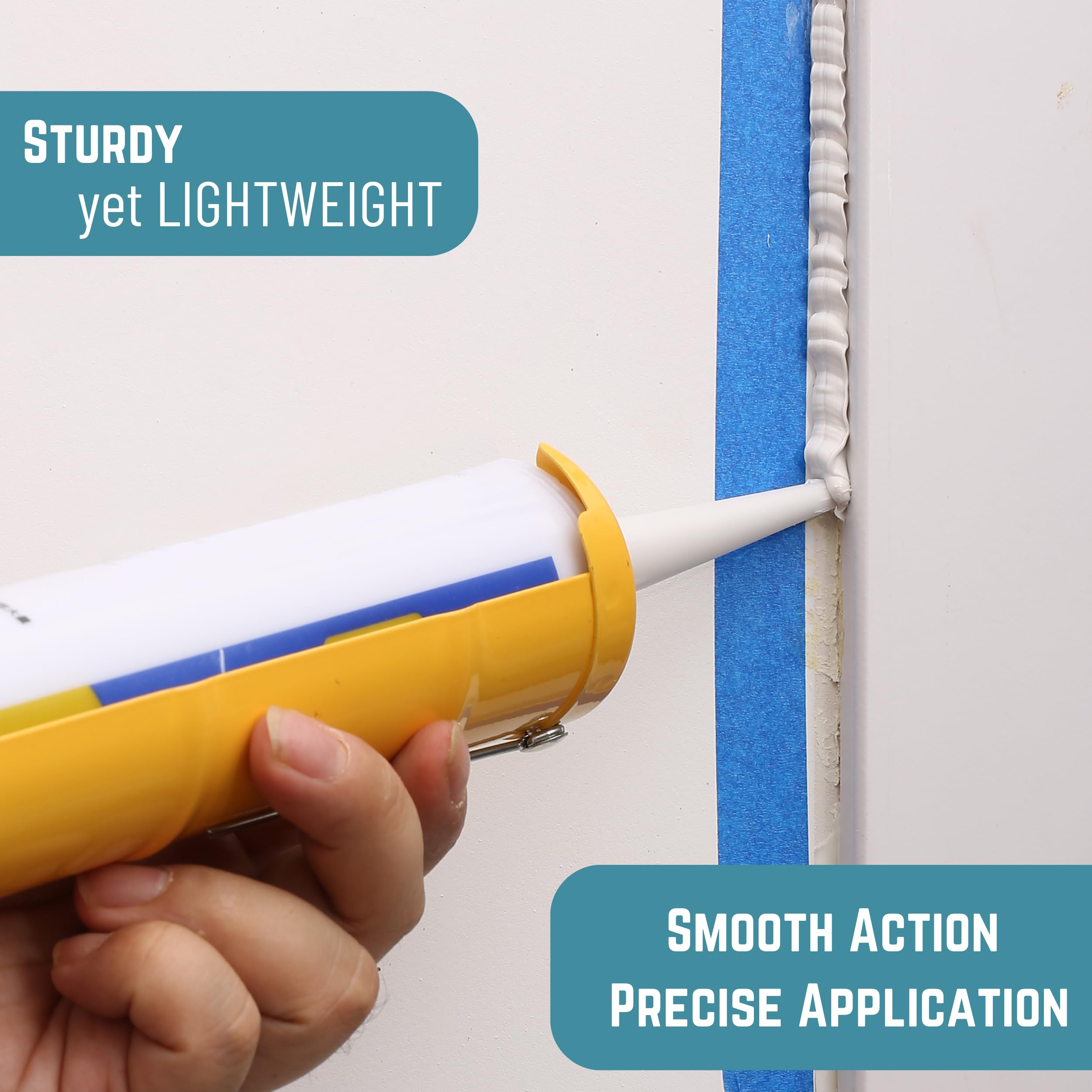 Snapklik.com : Bates- Caulking Gun, 10:1 Thrust Ratio, Yellow, Caulking ...