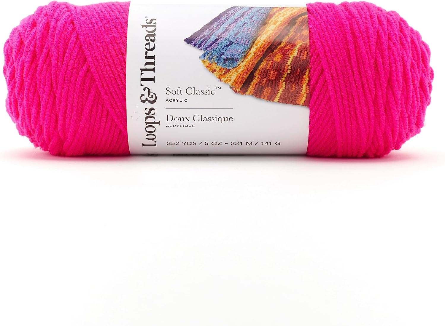 Amazon.com: MICHAELS Bulk 12 Pack: Soft Classic™ Neon Yarn by Loops ...