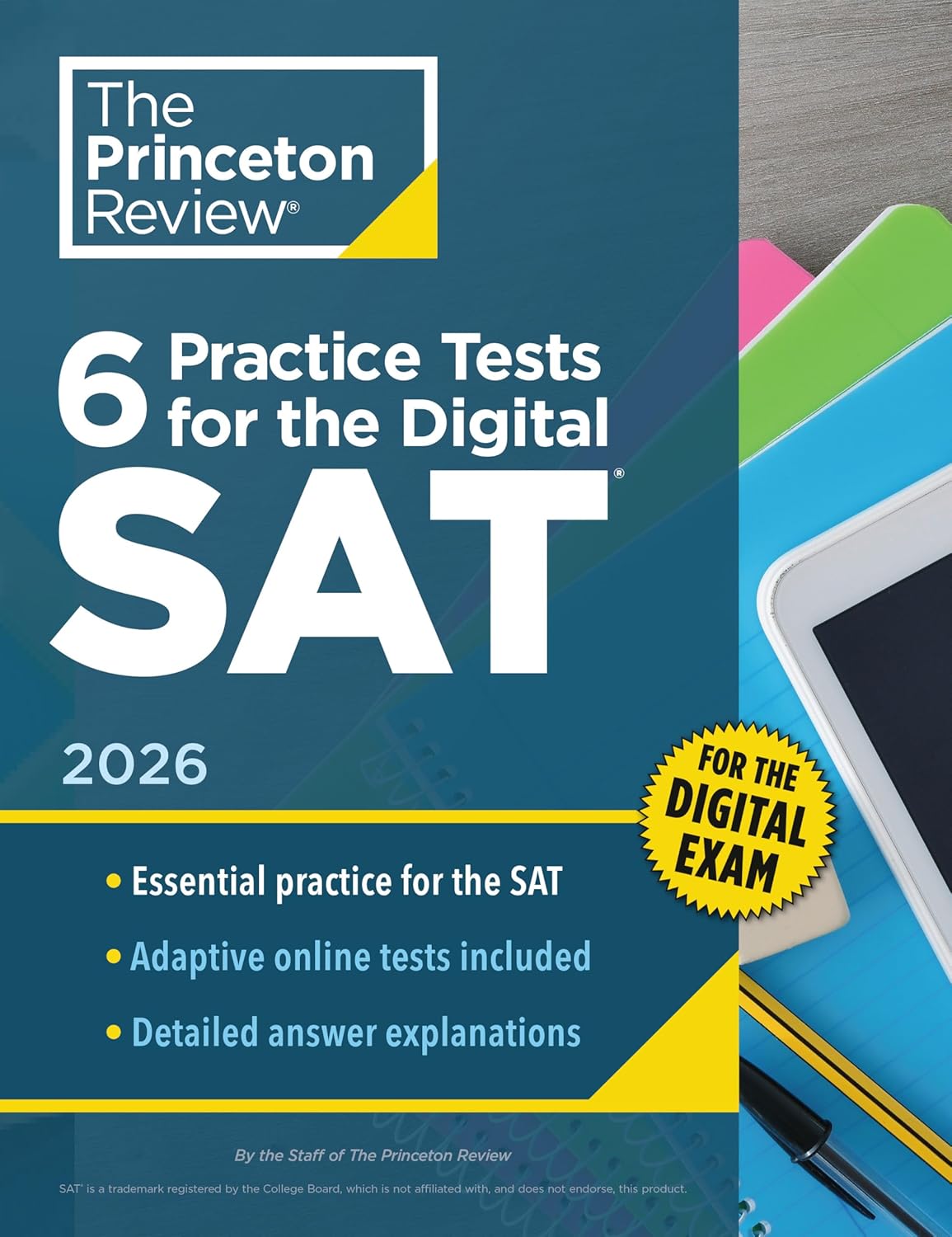 Amazon.com: 6 Practice Tests for the Digital SAT, 2026: In-Book ...