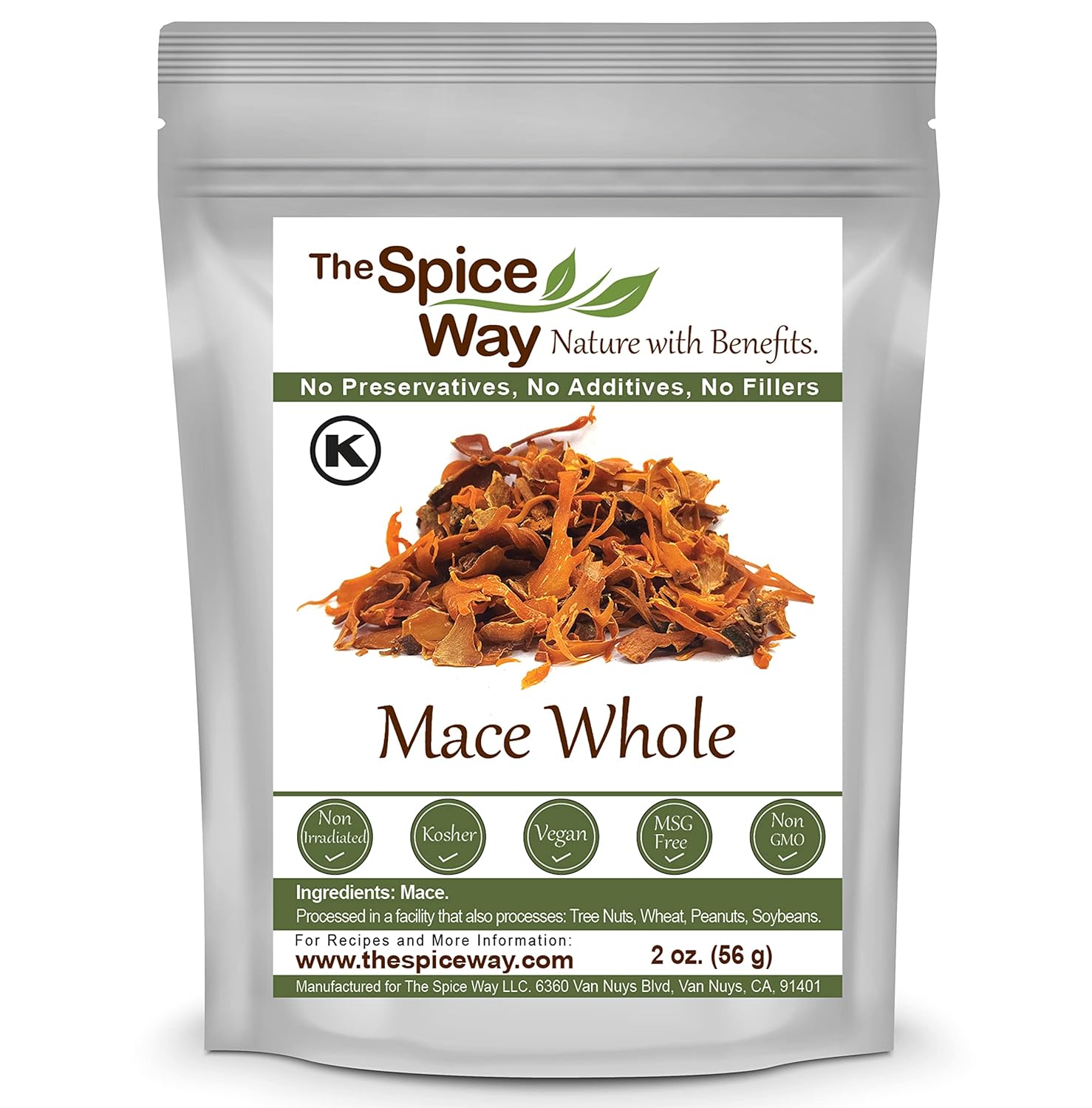 Amazon.com : The Spice Way Mace Whole (javantri)- 2 oz - Premium ...