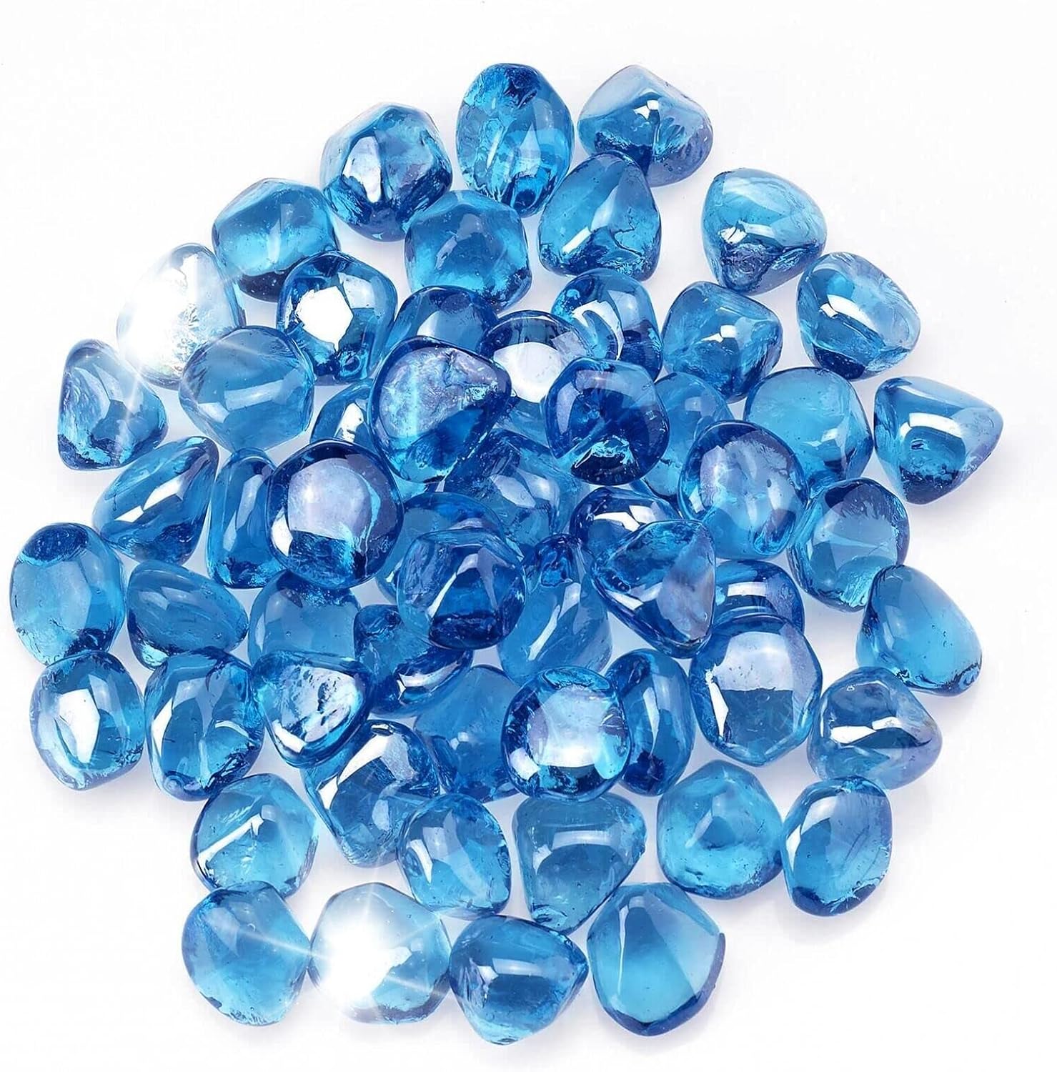 Amazon.com: Kleuete 10 Pound 1/2 Inch Fire Glass Diamonds for Natural ...