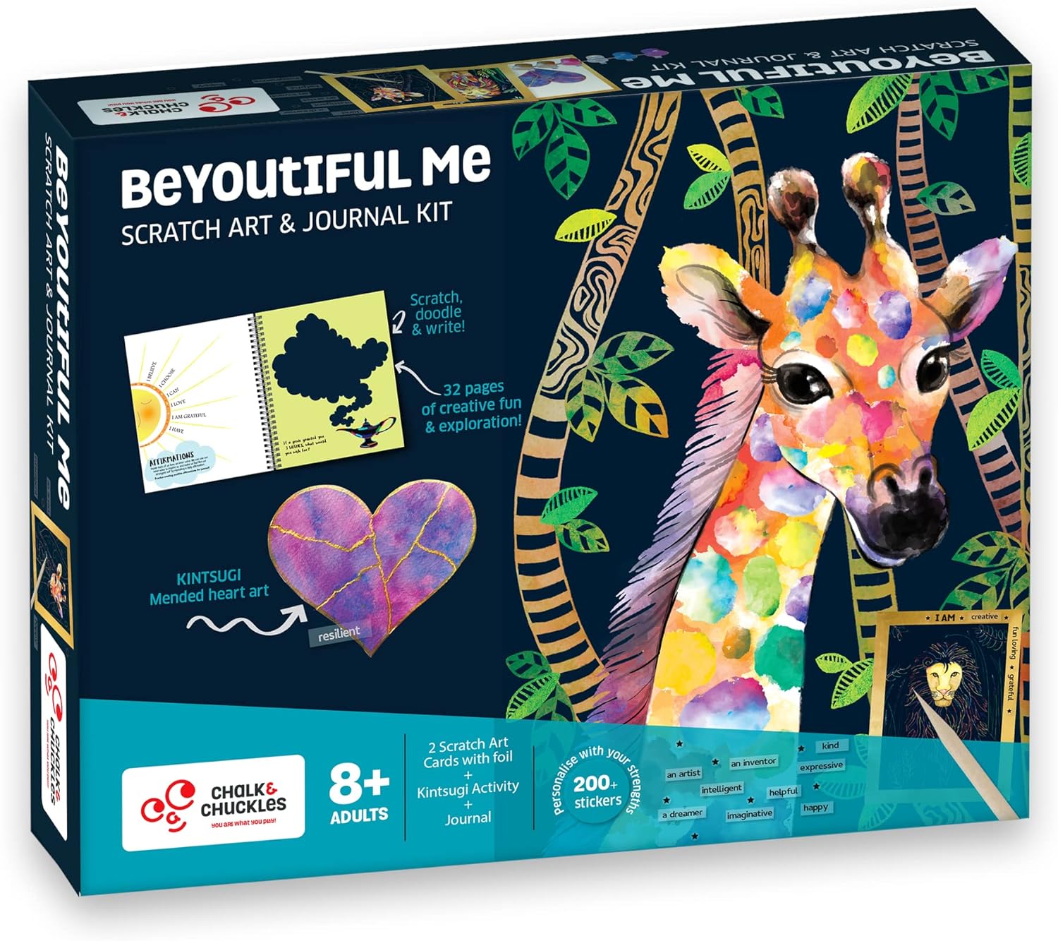 Chalk and Chuckles Arts & Crafts BeYouTiful Me Kit, Creative Activities ...