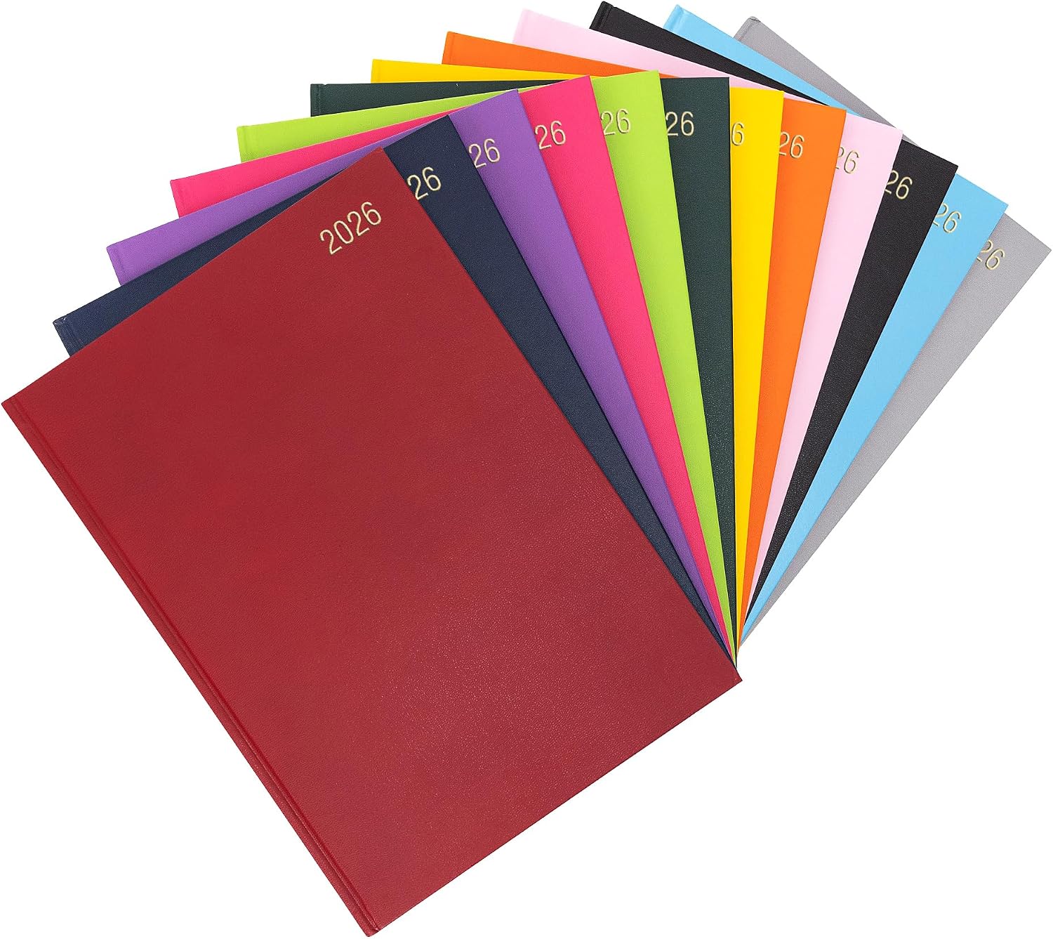evelay 2026 Diary A4 A5 Day to Page Hardback Full Year Planner ...