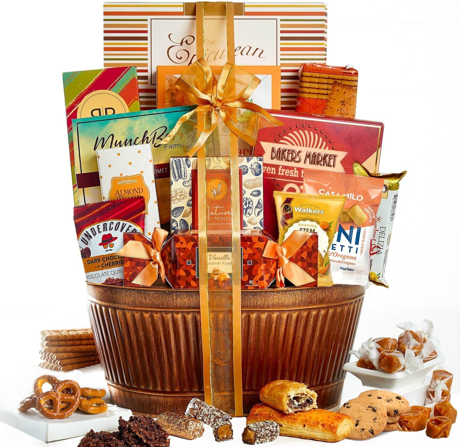 Amazon.com : Broadway Basketeers Sympathy Gift Box - Gourmet Delight ...