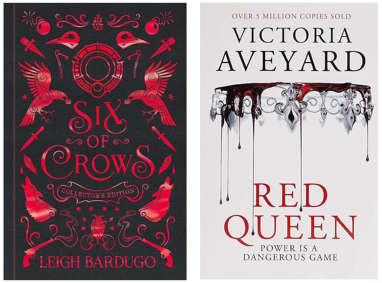 Buy SIX OF CROWS(COLLECTOR'S EDITION) & RED QUEEN: RED QUEEN BOOK 1 ...