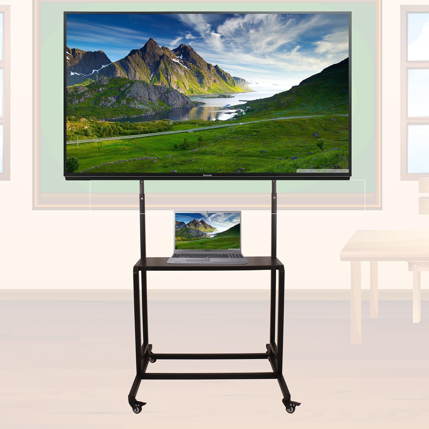 Buy D&V ENGINEERING - Creative in innovation Metal Mobile TV Stand ...