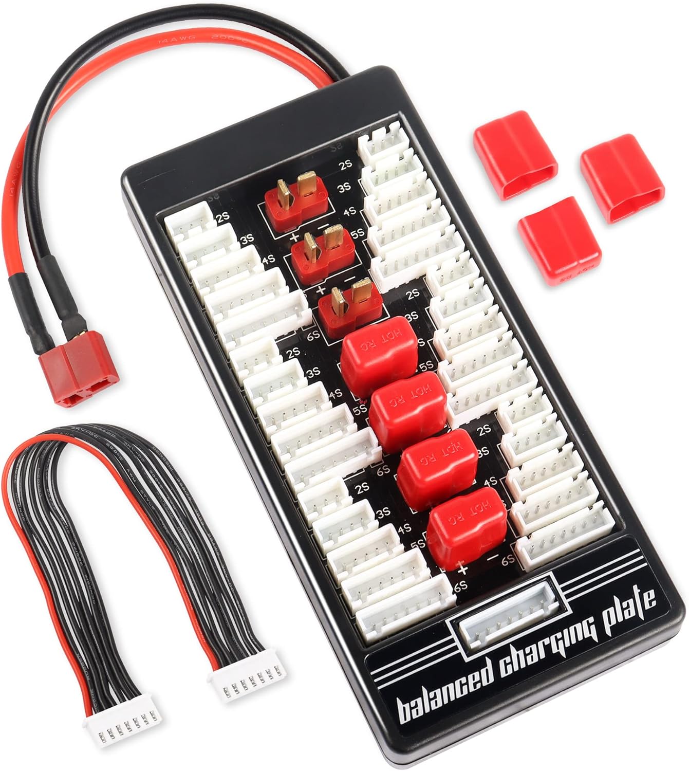 Amazon.com: YAODHAOD T Plug Deans Parallel Charge Board, 2S-6S Lipo ...