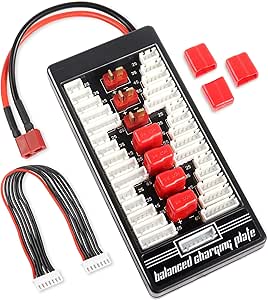 Amazon.com: YAODHAOD T Plug Deans Parallel Charge Board, 2S-6S Lipo ...