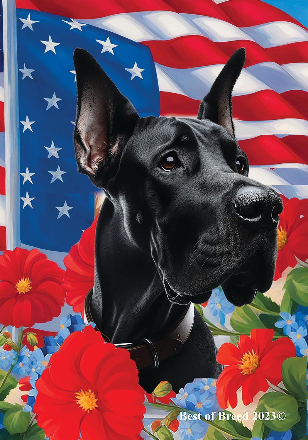 Amazon.com : Great Dane Black Cropped - Best of Breed All-American ...