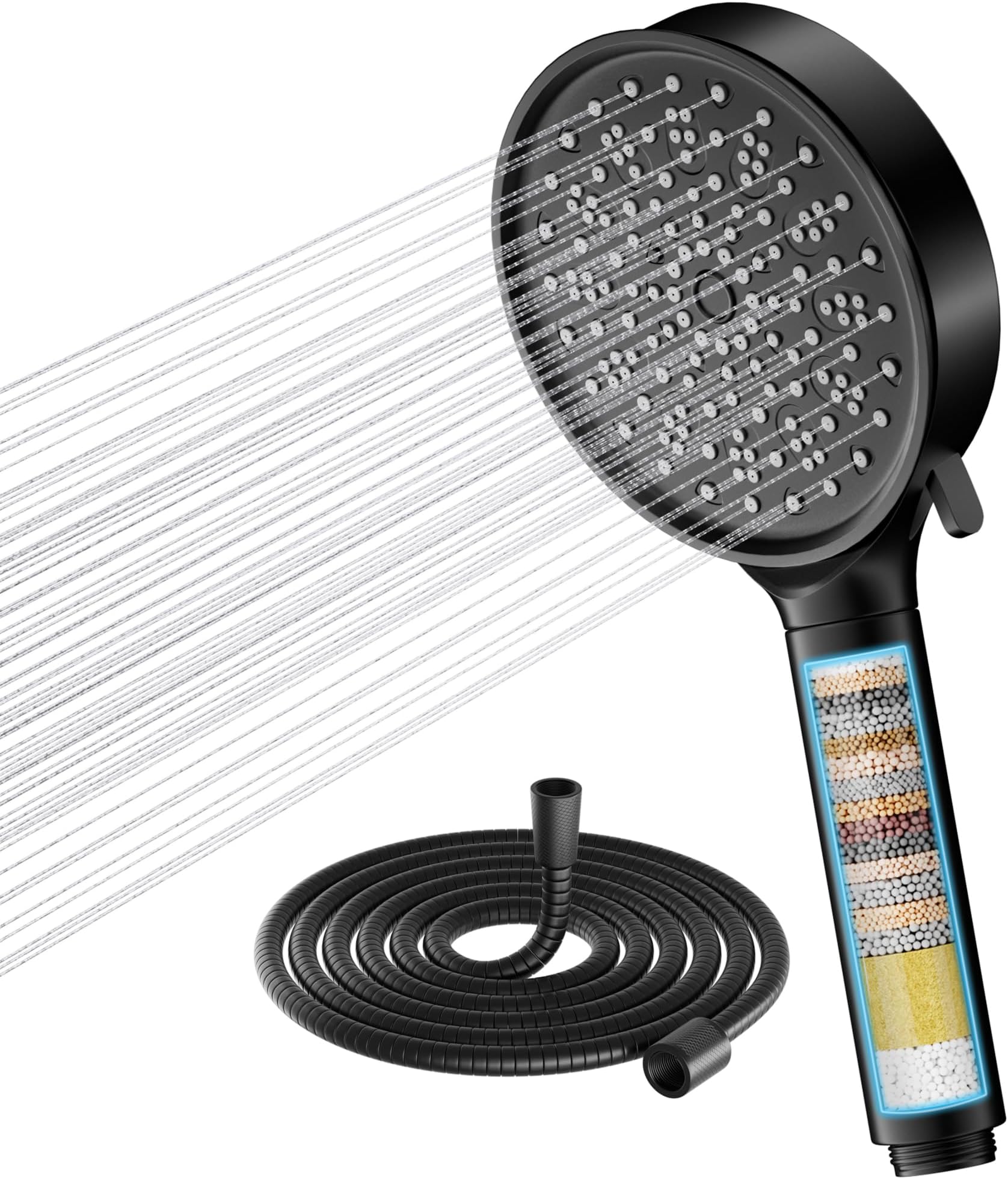 Afina A-01 Filtered Shower Head | High Pressure Shower - Reduces Dry ...