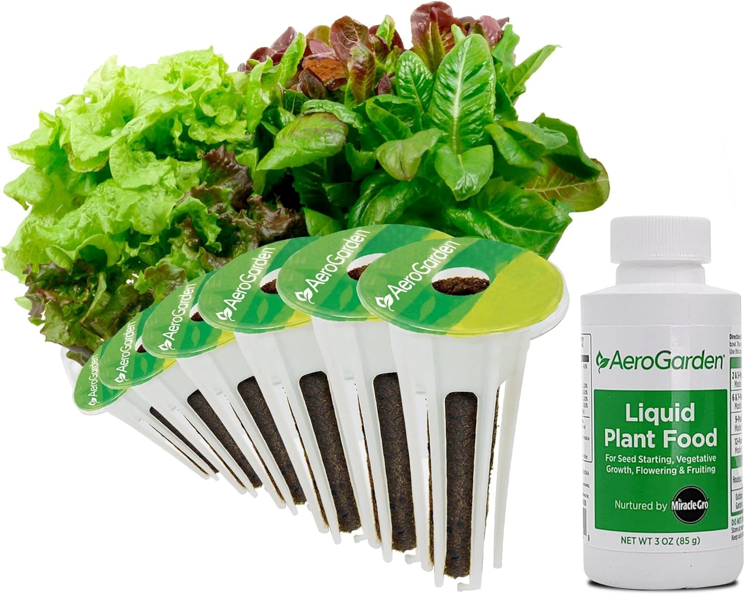 AeroGarden Heirloom Salad Greens Mix Seed Pod Kit - Salad Kit for ...