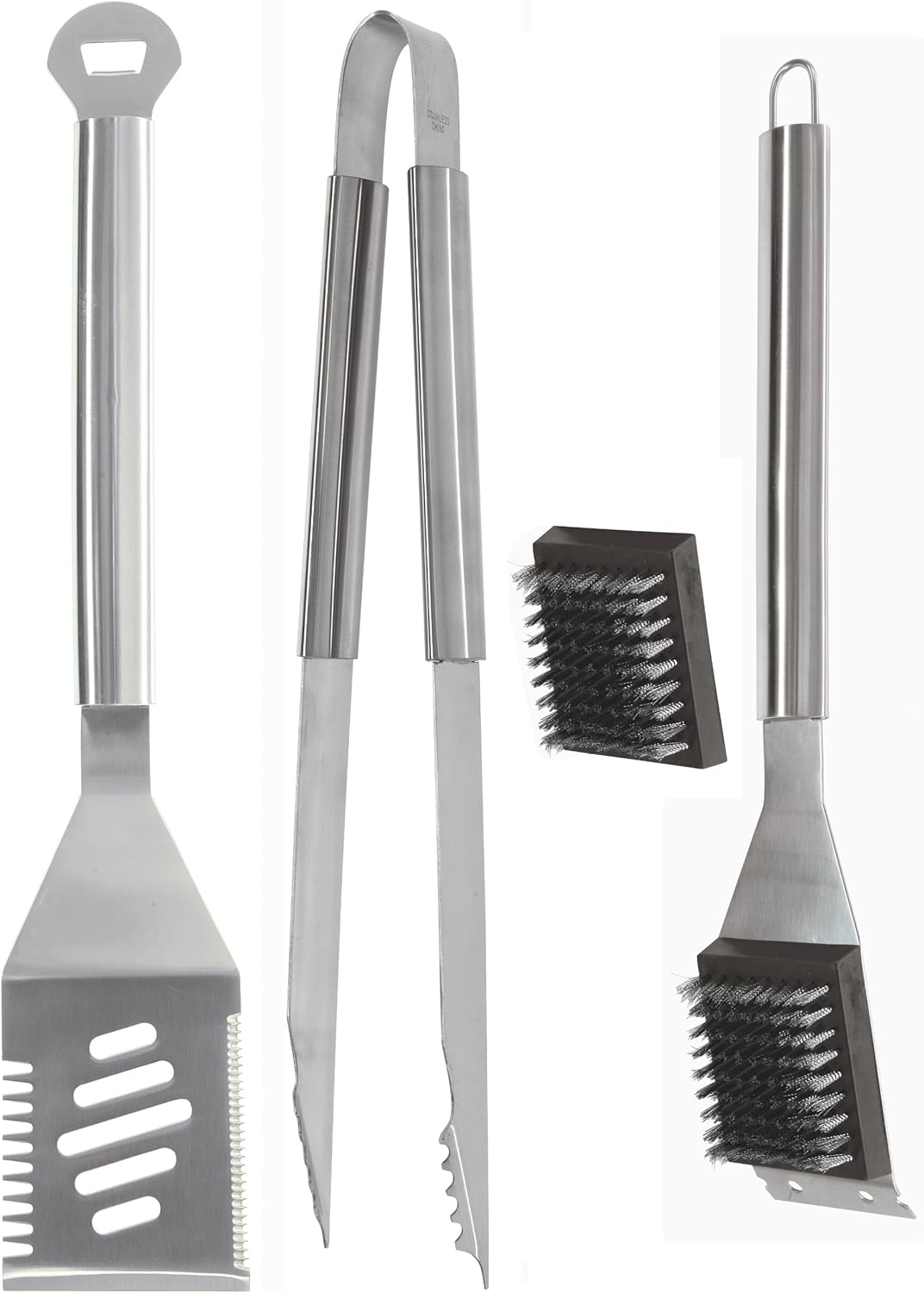 Amazon.com : Mr. Bar-B-Q Platinum 4-Piece Tool Set : Barbecue Tool Sets ...