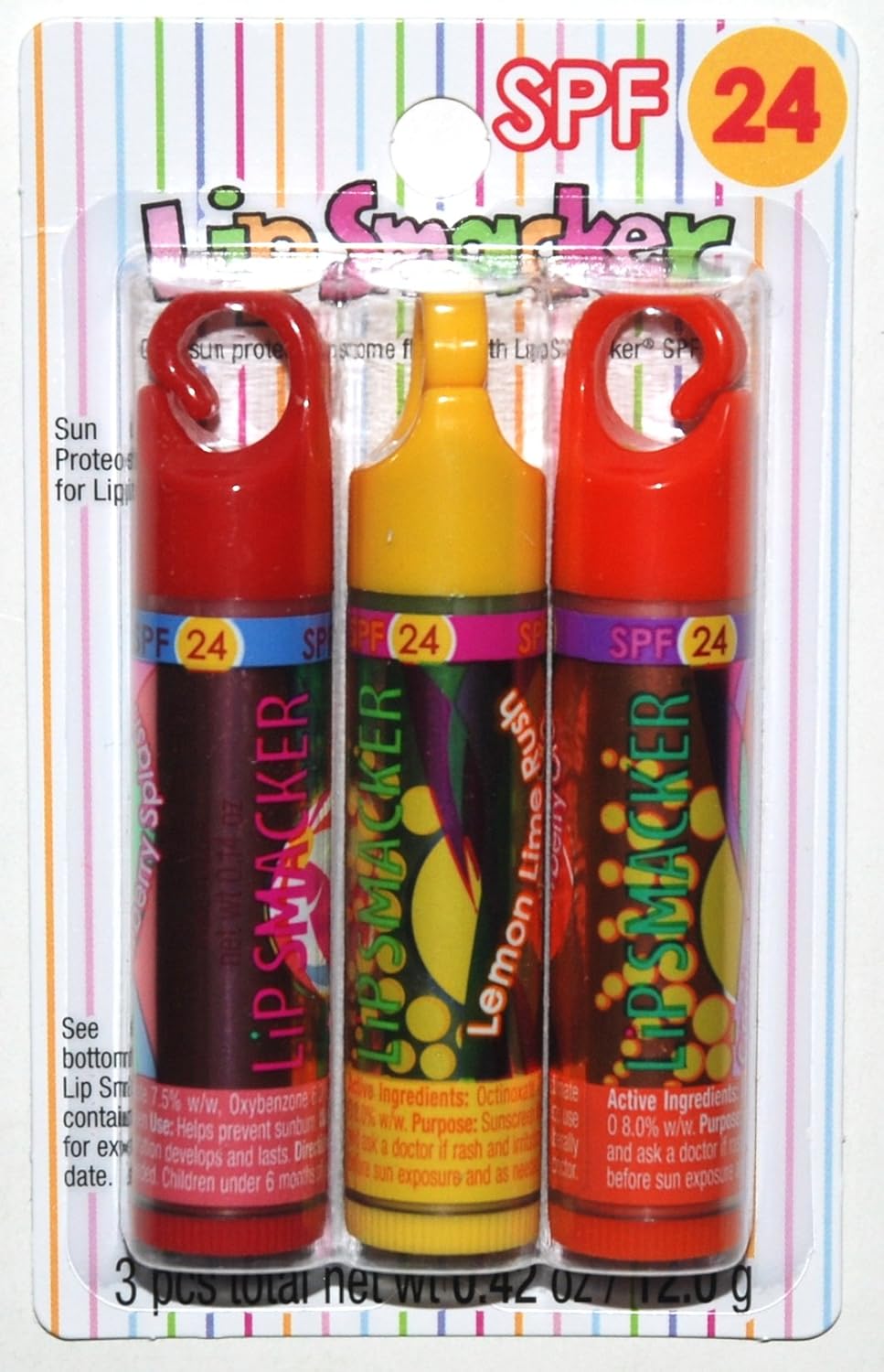 Amazon.com : Lip Smackers Fun-Flavored Trio Pack Lip Glosses in Limited ...