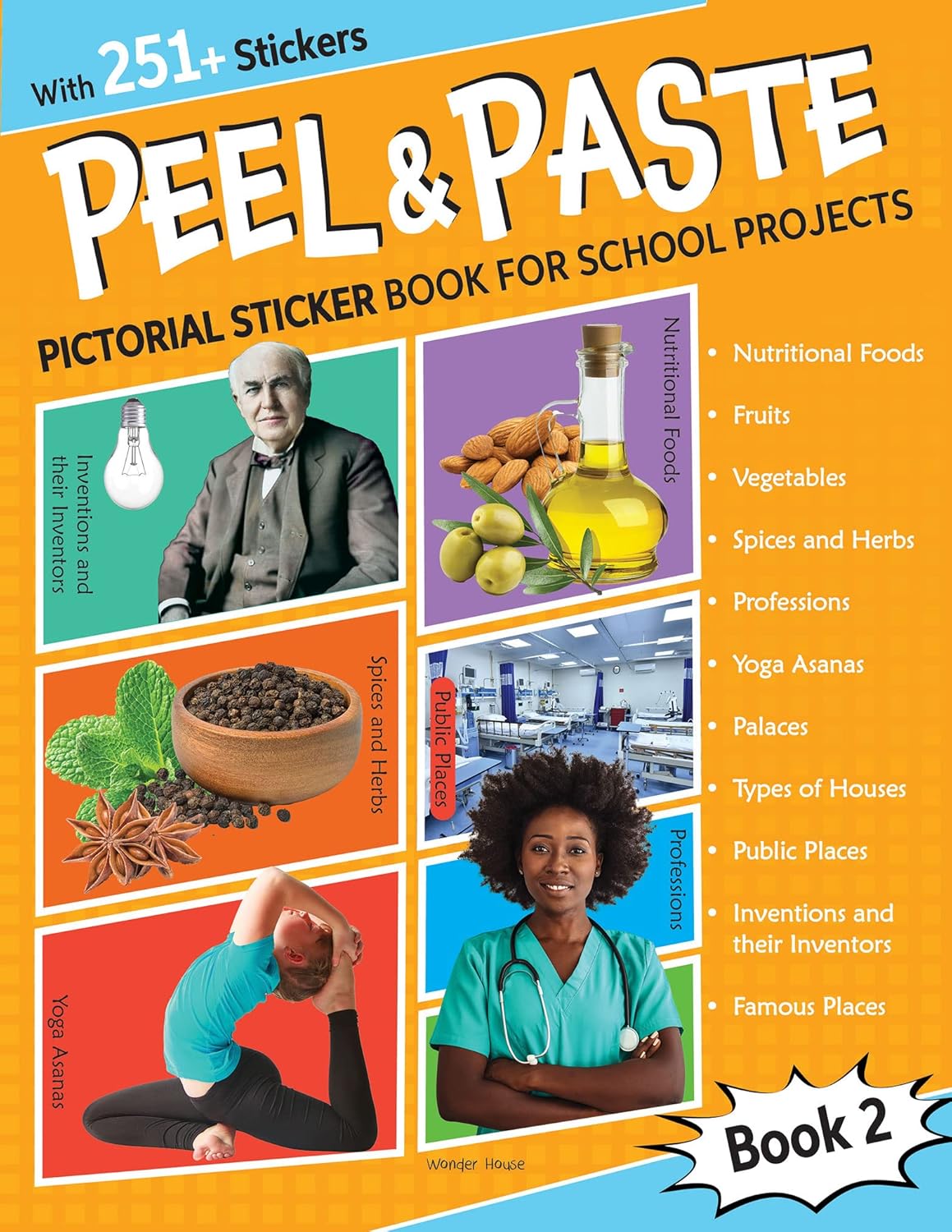Peel & Paste: Book 2: Pictorial Sticker Book (Peel & Paste, 2): Wonder ...