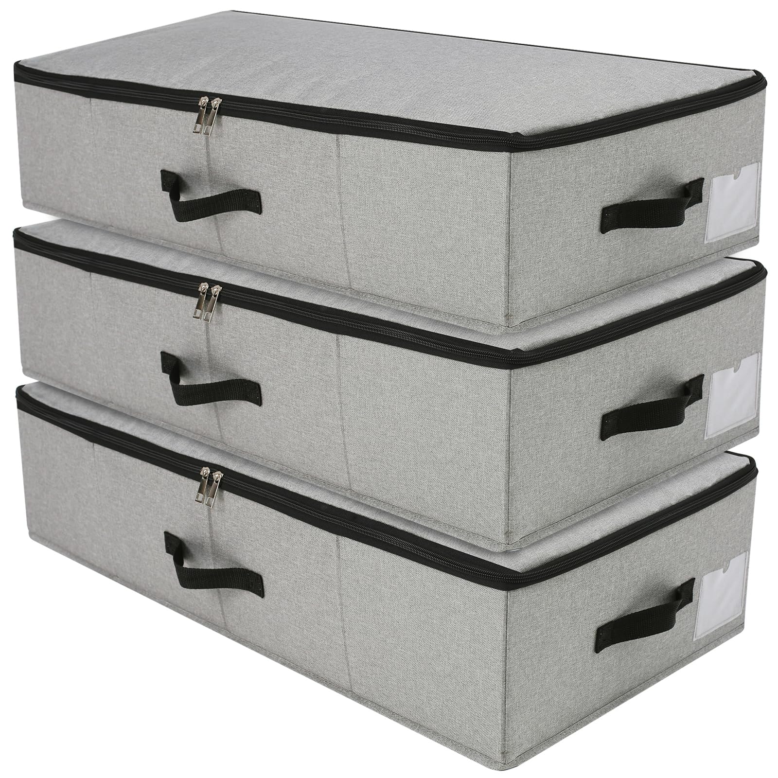 Snapklik.com : AMJ Under Bed Storage Organizer, Set Of 3, Underbed ...