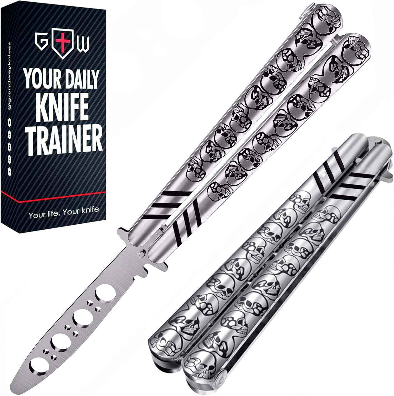 GOOD WORKER Balisong – Cuchillo de mariposa entrenador – Cuchillos de mariposa Balisong 2023 no ...