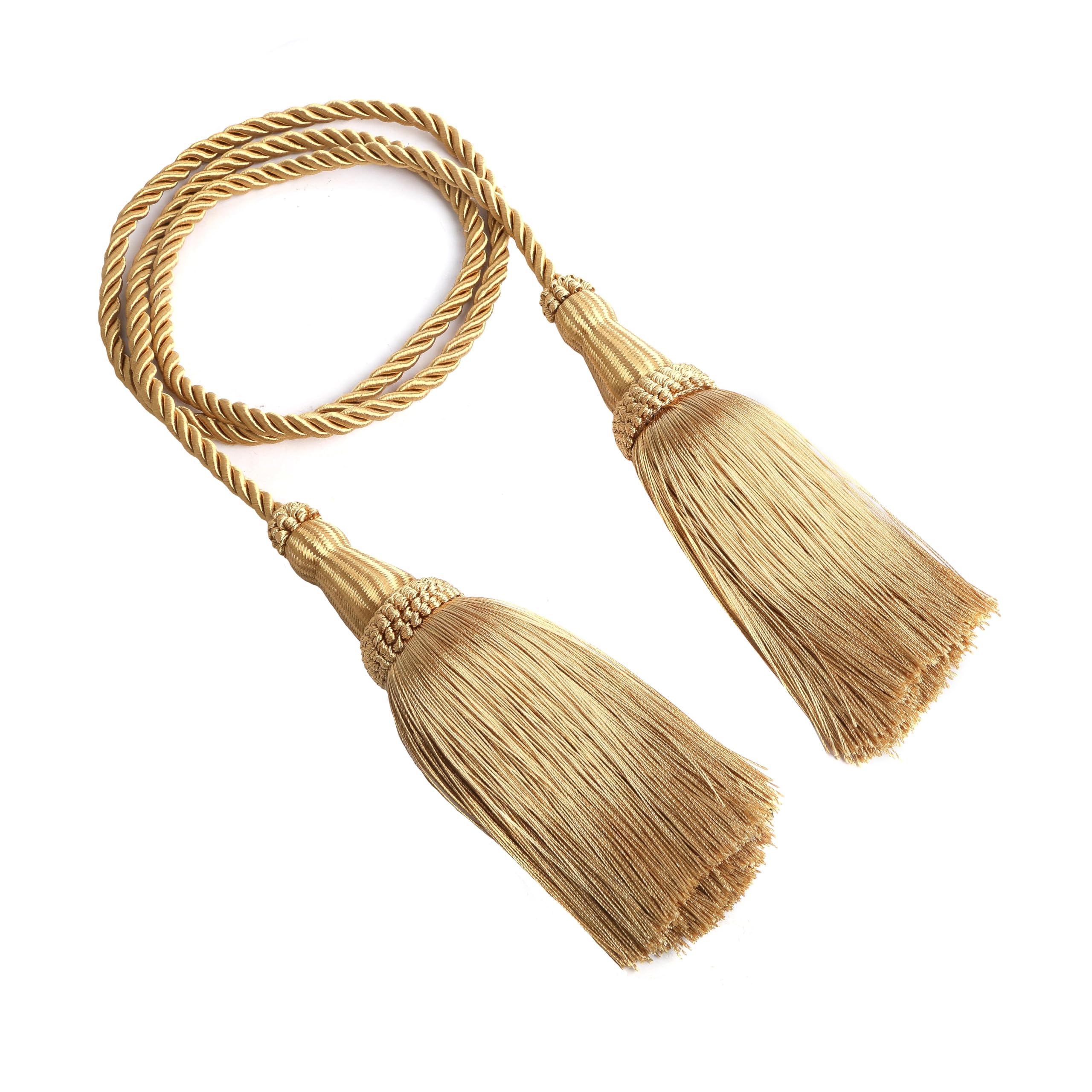 Amazon.com: 2 Pack Weighted Pew Ropes with Tassels, Extended Tassel ...