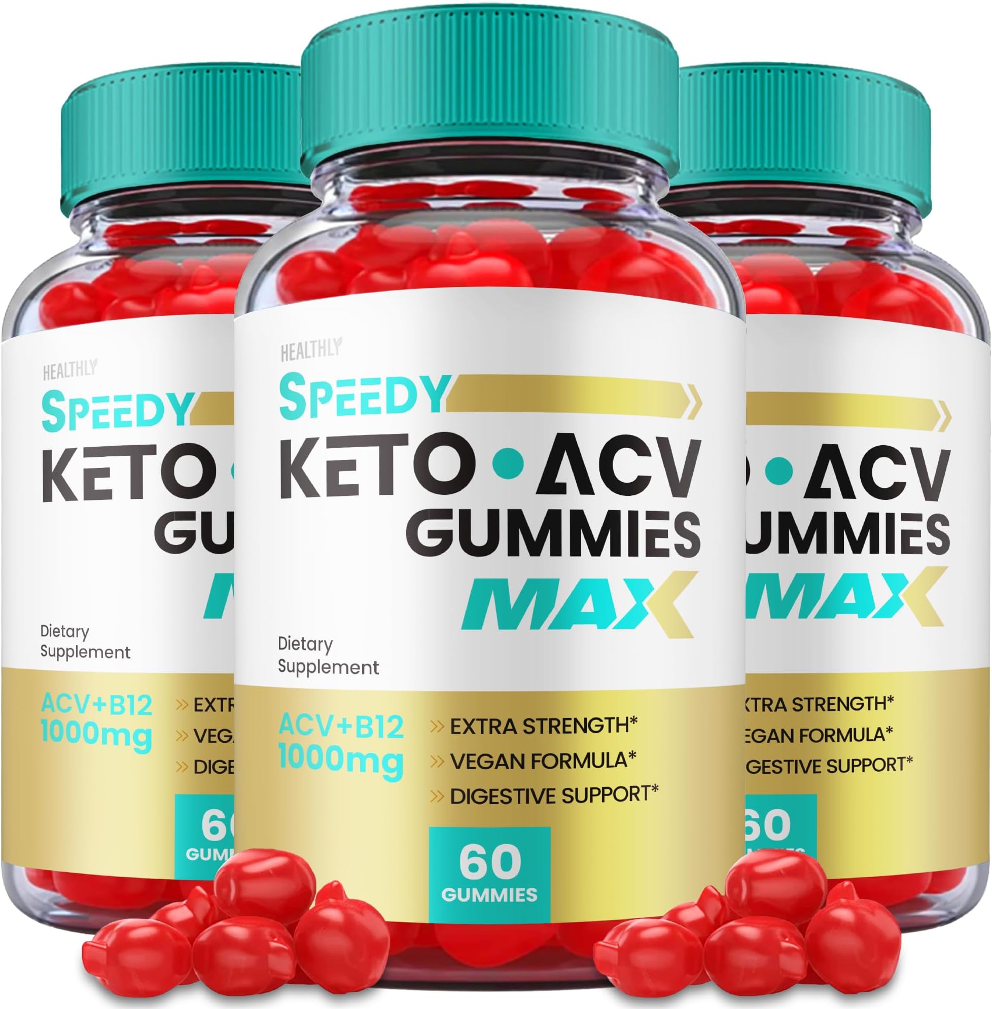 Amazon.com: (3 Pack) Speedy Keto ACV Gummies Maximum Strength, Speedy ...