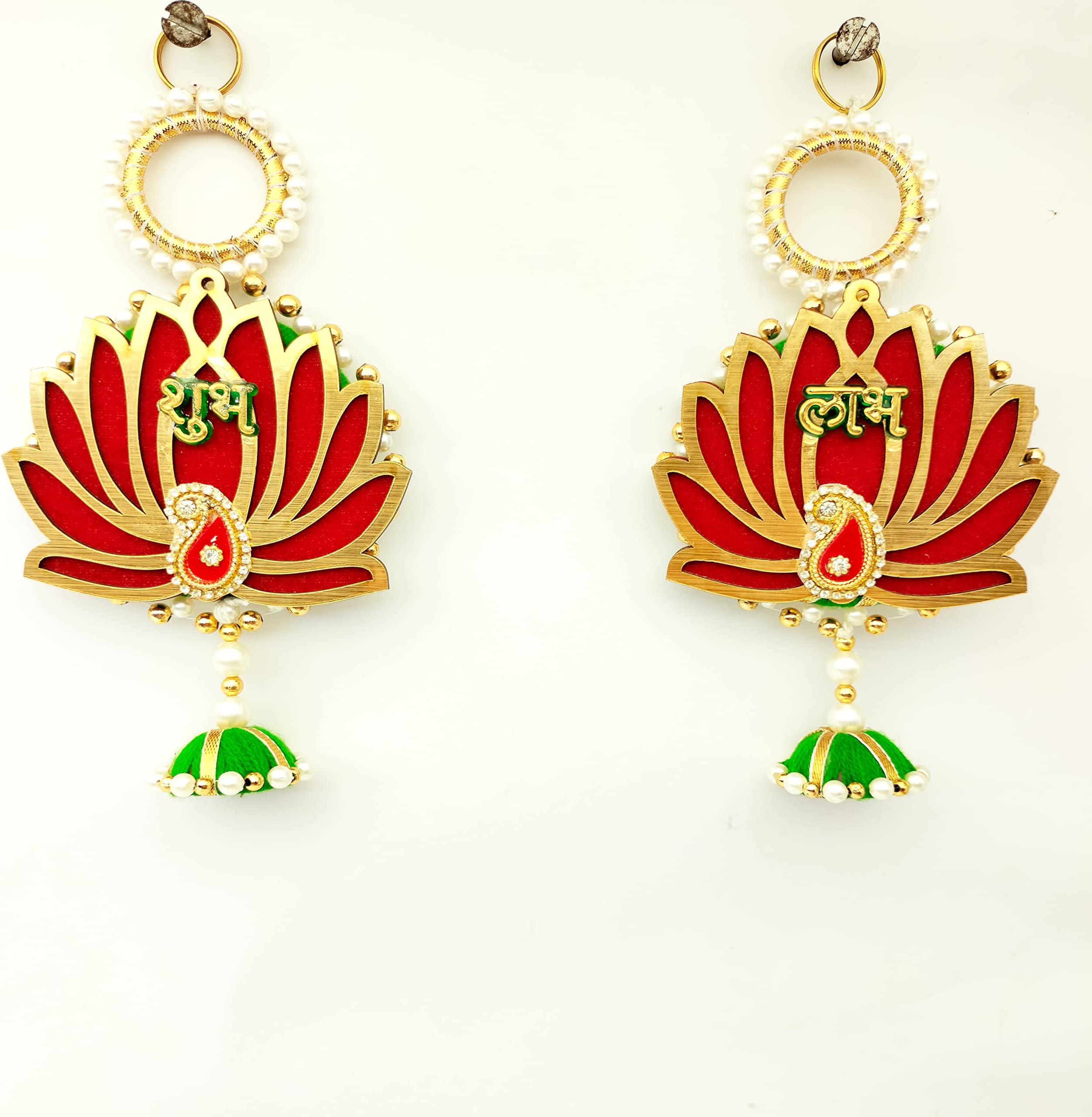 Buy Jiyu Creation Prink (Rani) Lotus with (Rani) Cap and Golden Border ...