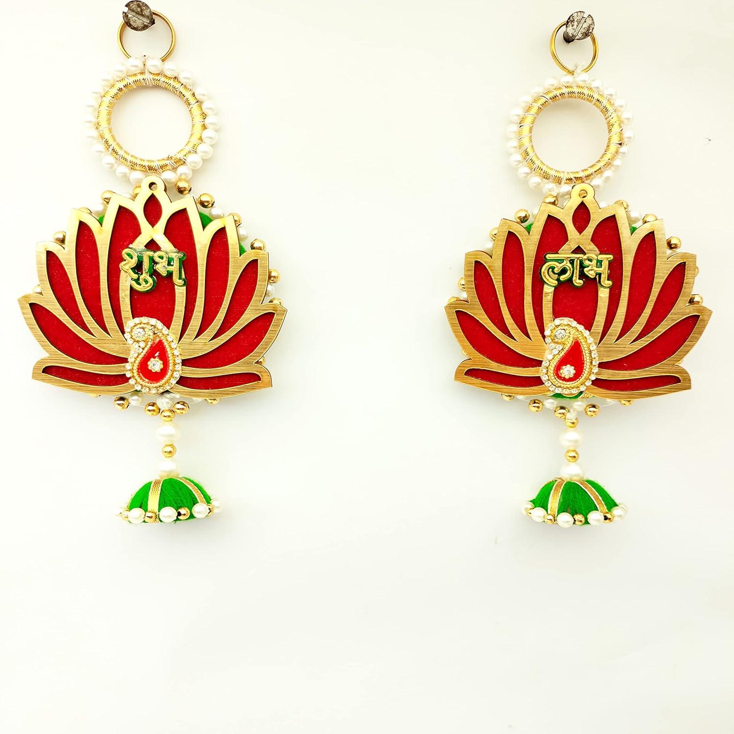 Jiyu Creation Shubh Labh Door Hanging Side Door Toran for Diwali ...