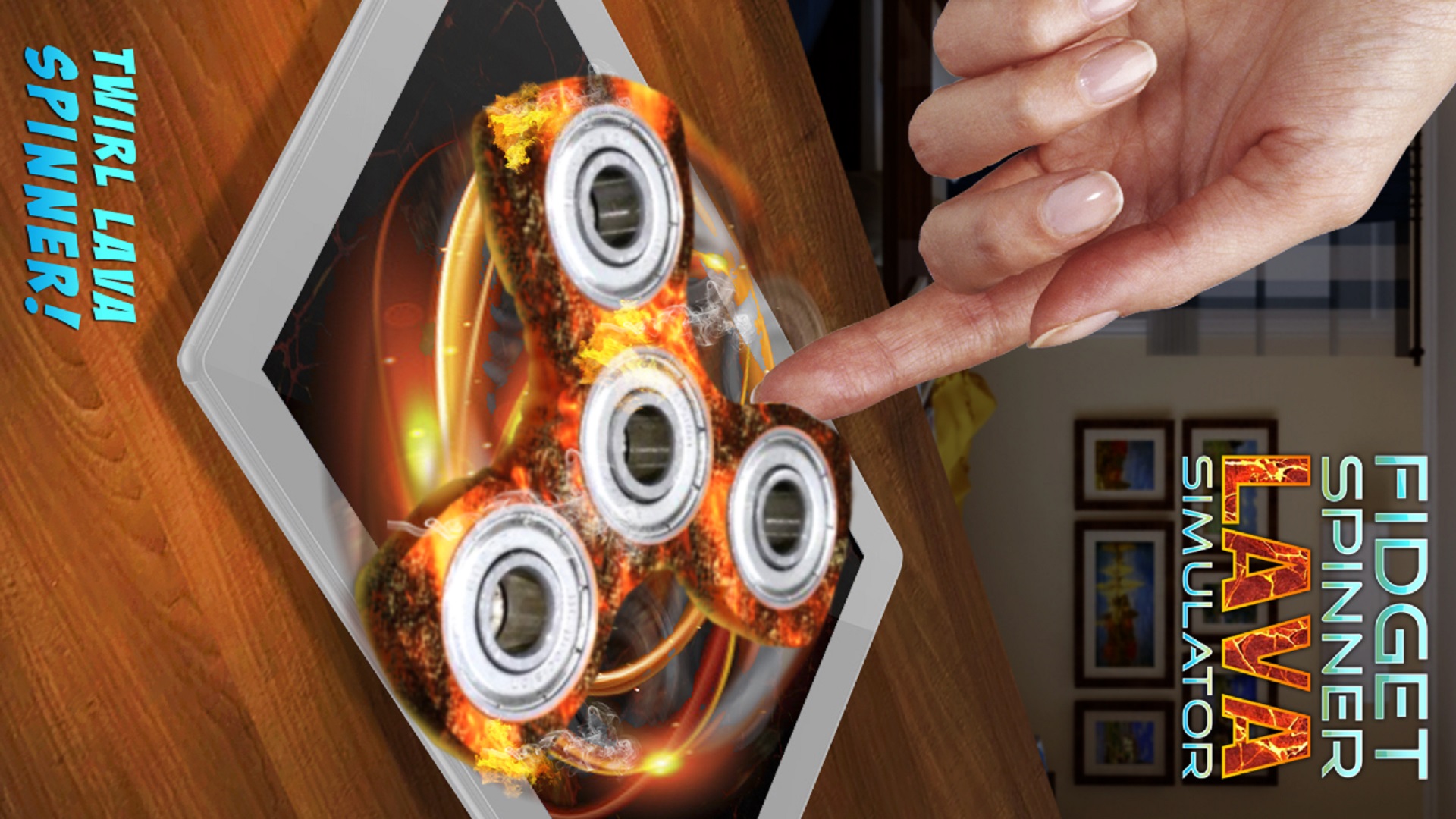 Fidget Spinner Lava Simulator - App on Amazon Appstore